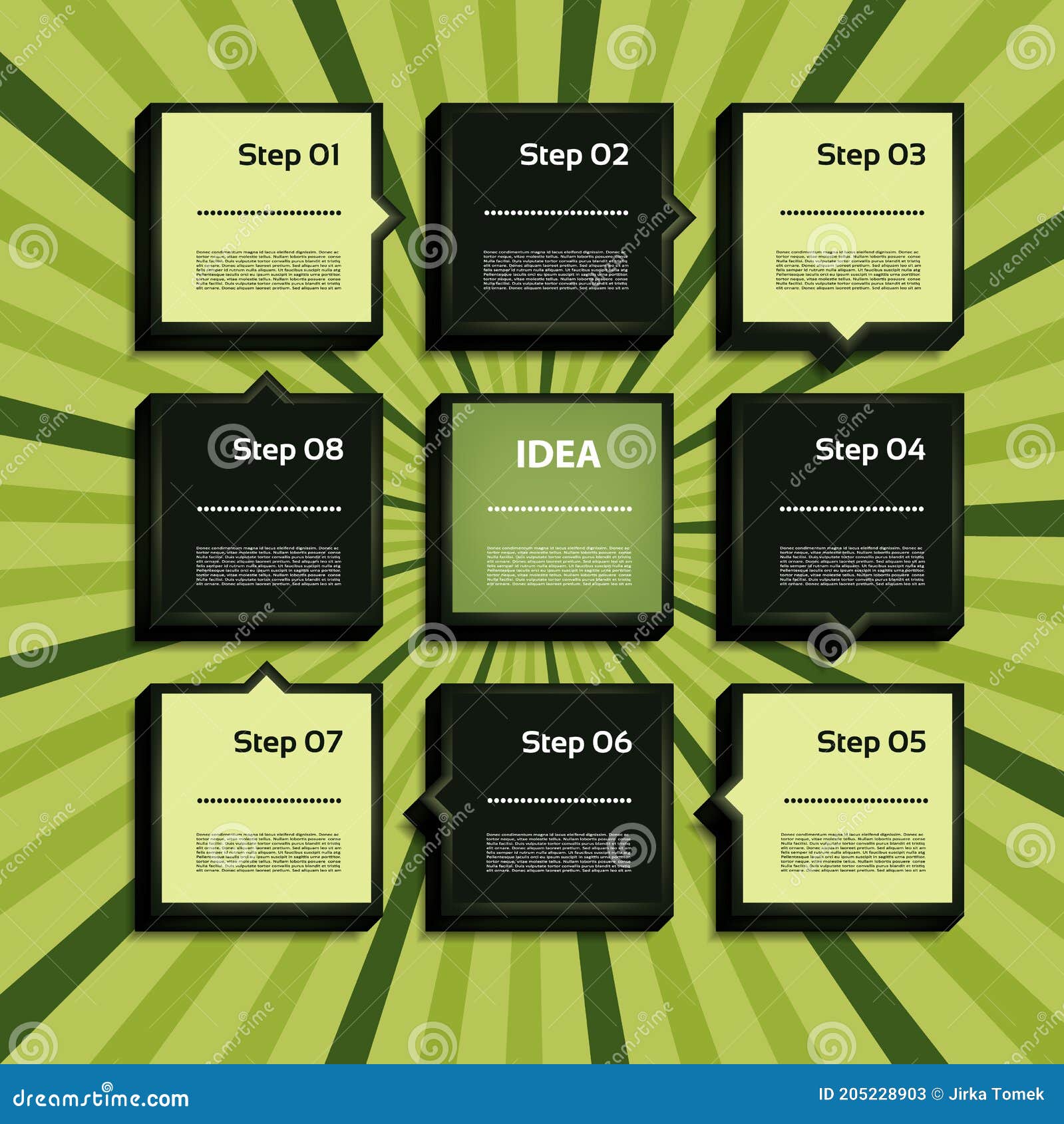Vector Progress Background. Template for Diagram, Graph, Presentation ...