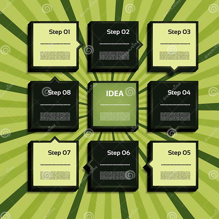 Vector Progress Background. Template for Diagram, Graph, Presentation ...