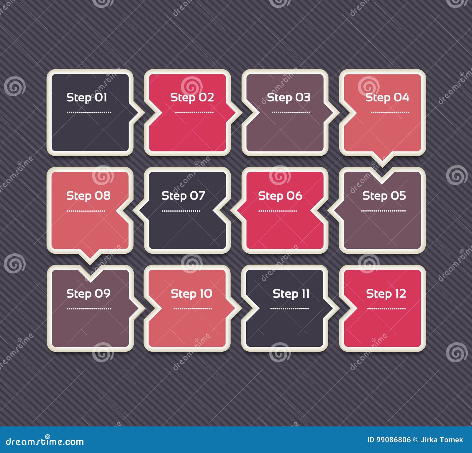 Vector Progress Background. Template for Diagram, Graph, Presentation ...