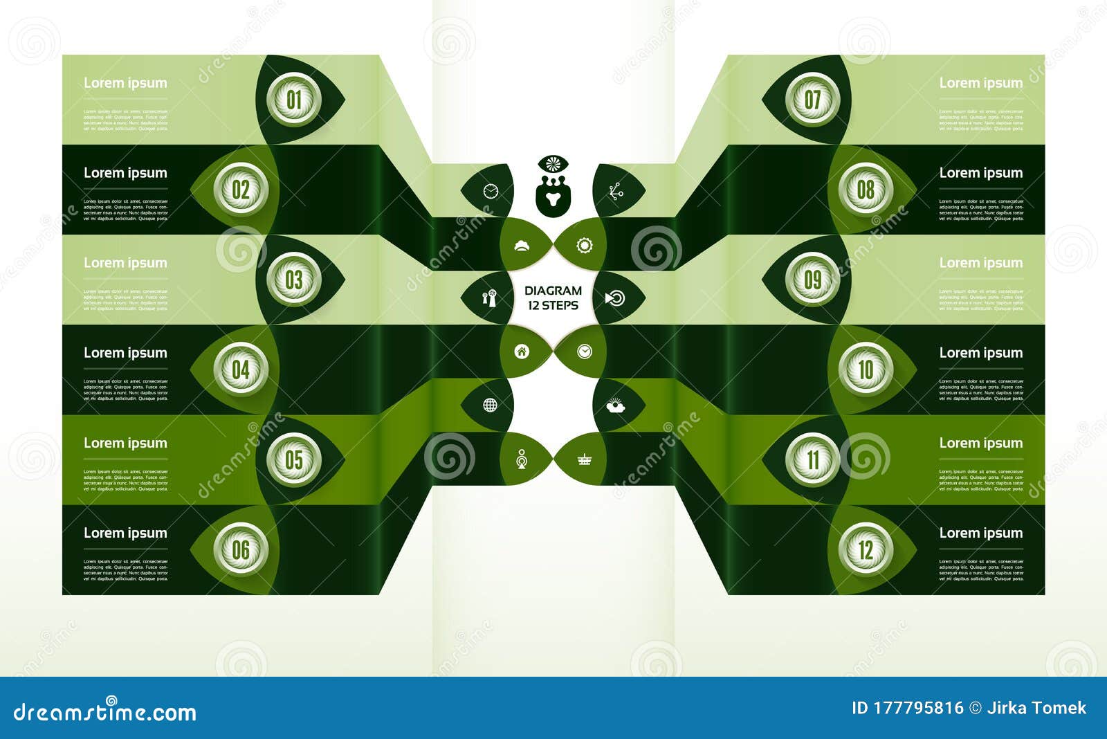 Vector Progress Background. Template for Diagram, Graph, Presentation ...