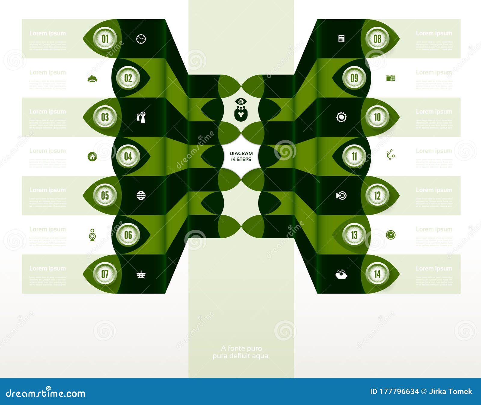 Vector Progress Background. Template for Diagram, Graph, Presentation ...