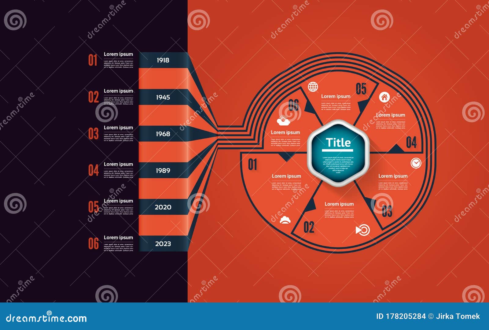 Vector Progress Background. Template for Diagram, Graph, Presentation ...
