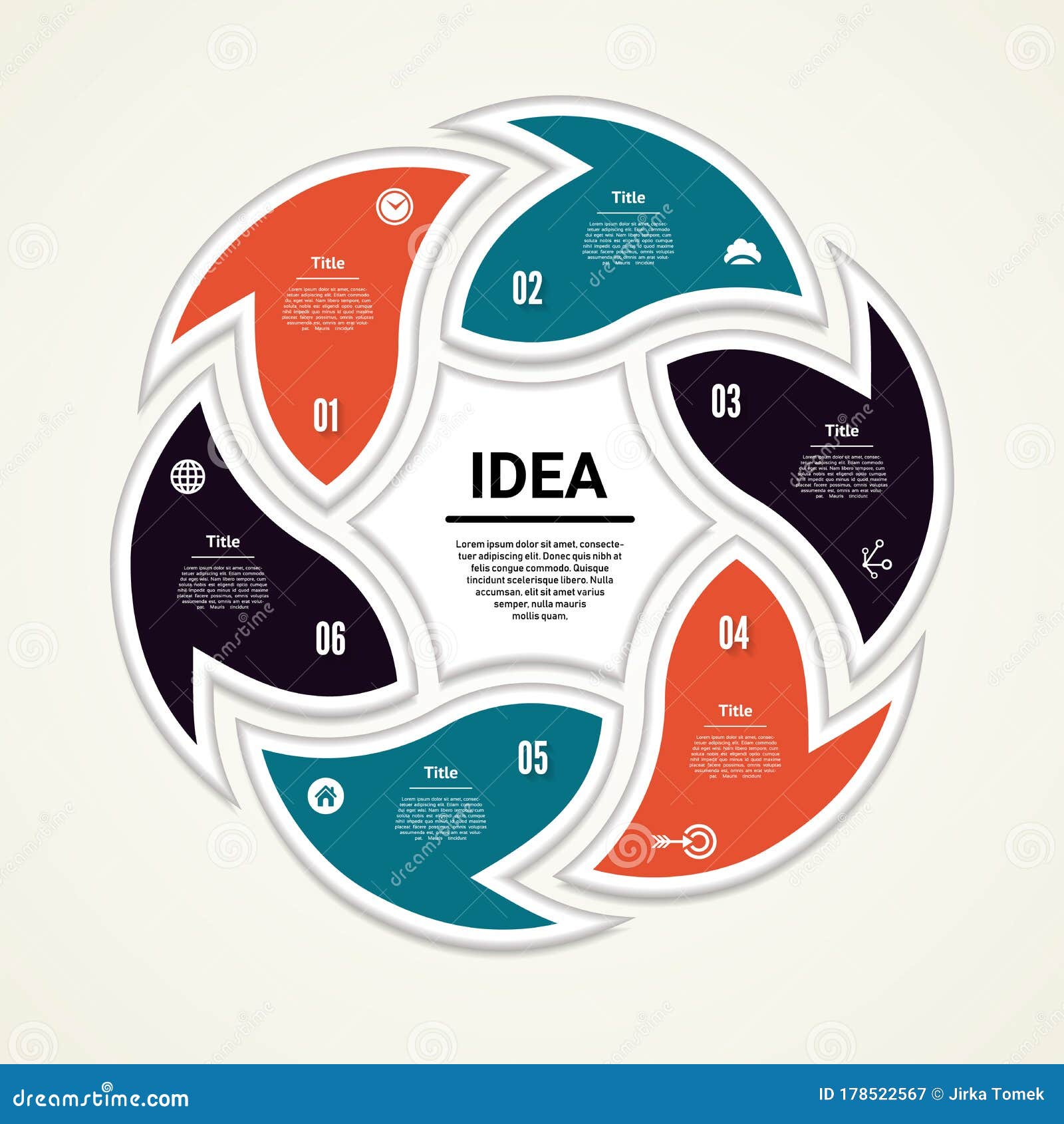 Vector Progress Background. Template for Diagram, Graph, Presentation ...
