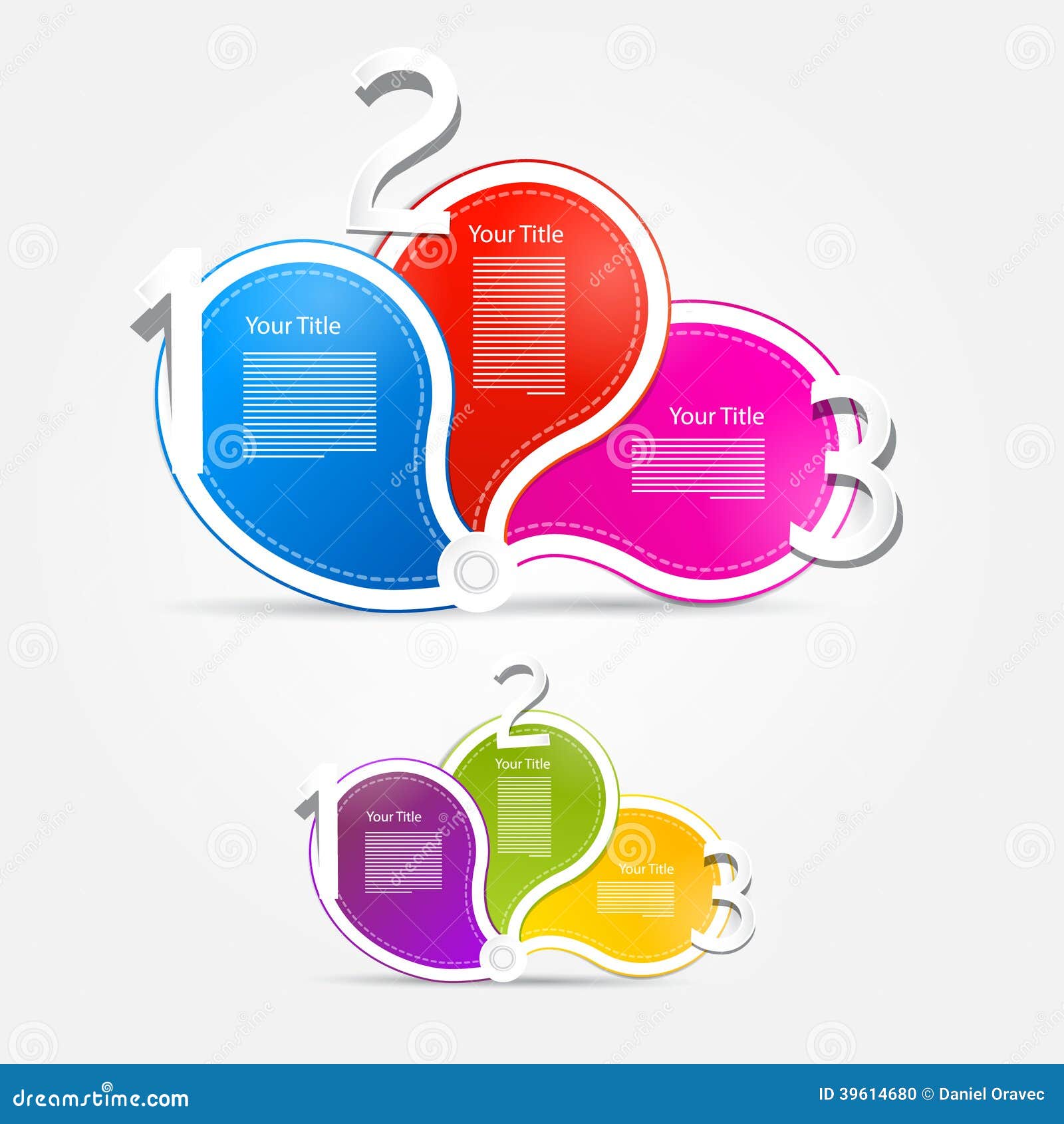 Vector Progress Steps for Tutorial, Infographics Stock Vector ...