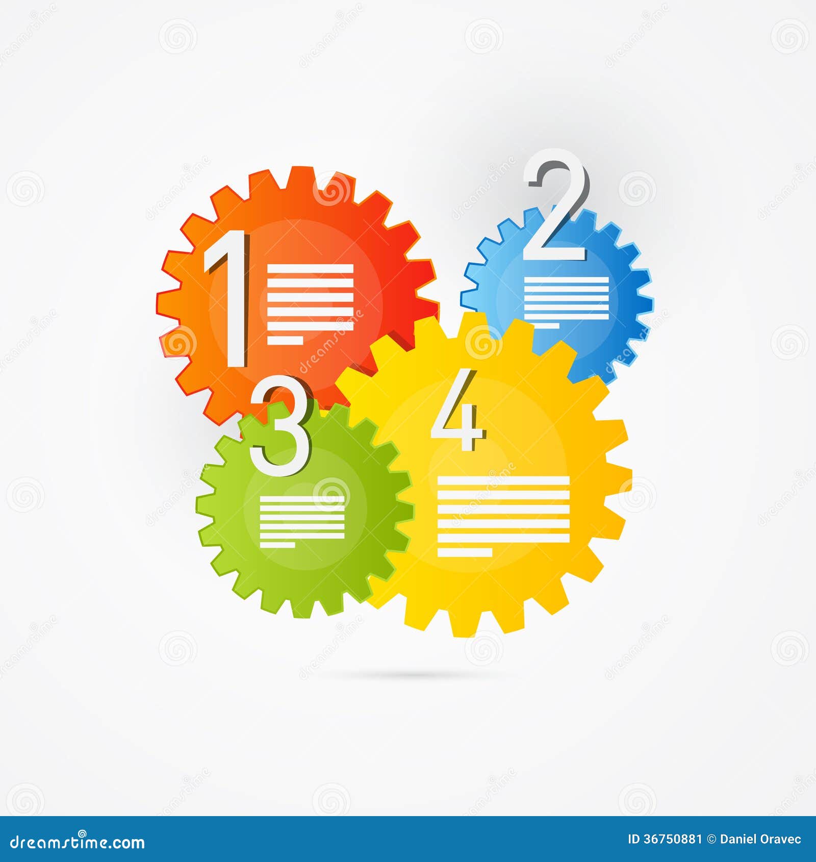 Vector Progress Steps for Tutorial, Infographics Stock Vector ...