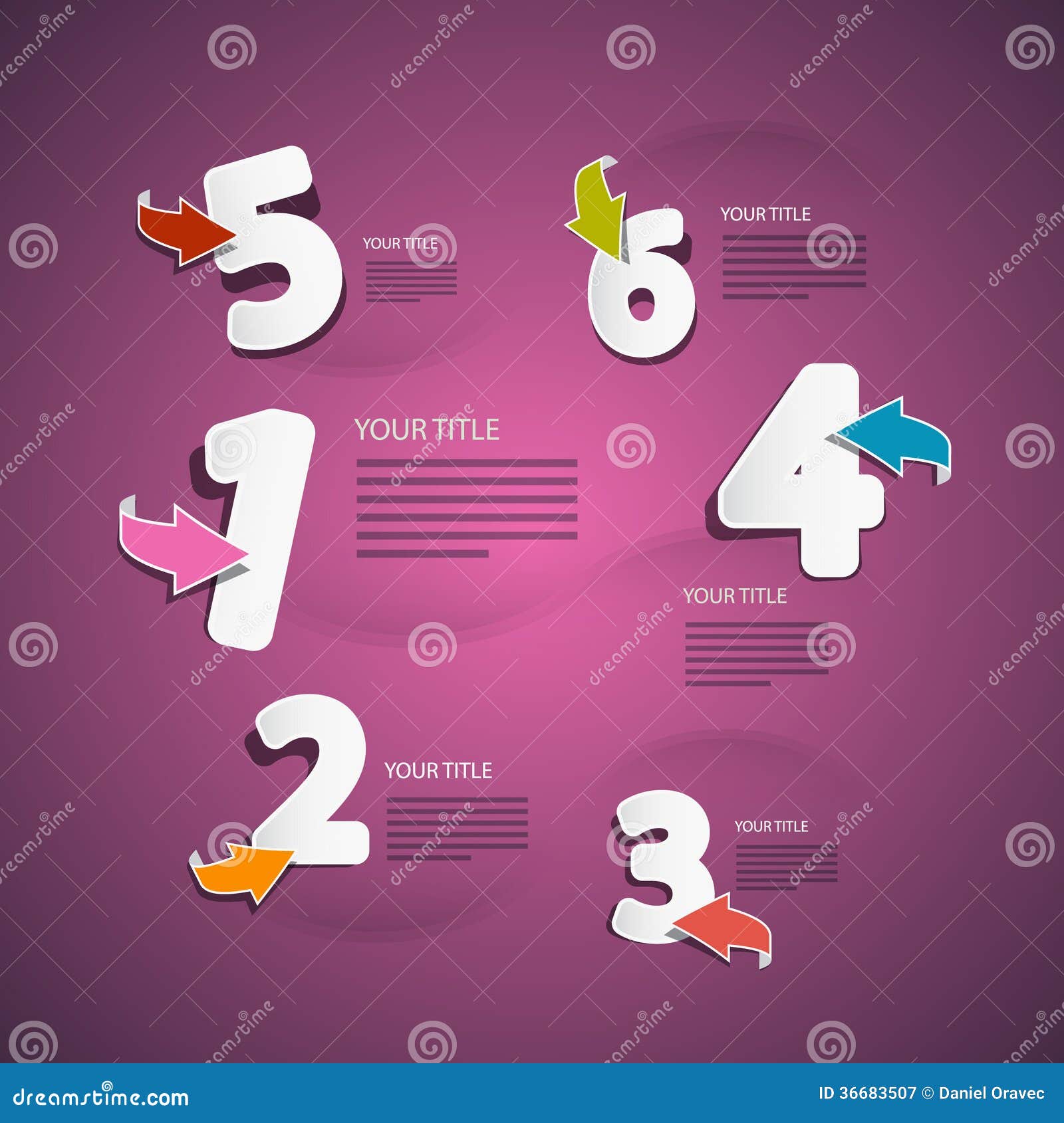 Vector Progress Steps for Tutorial, Infographics Stock Vector ...