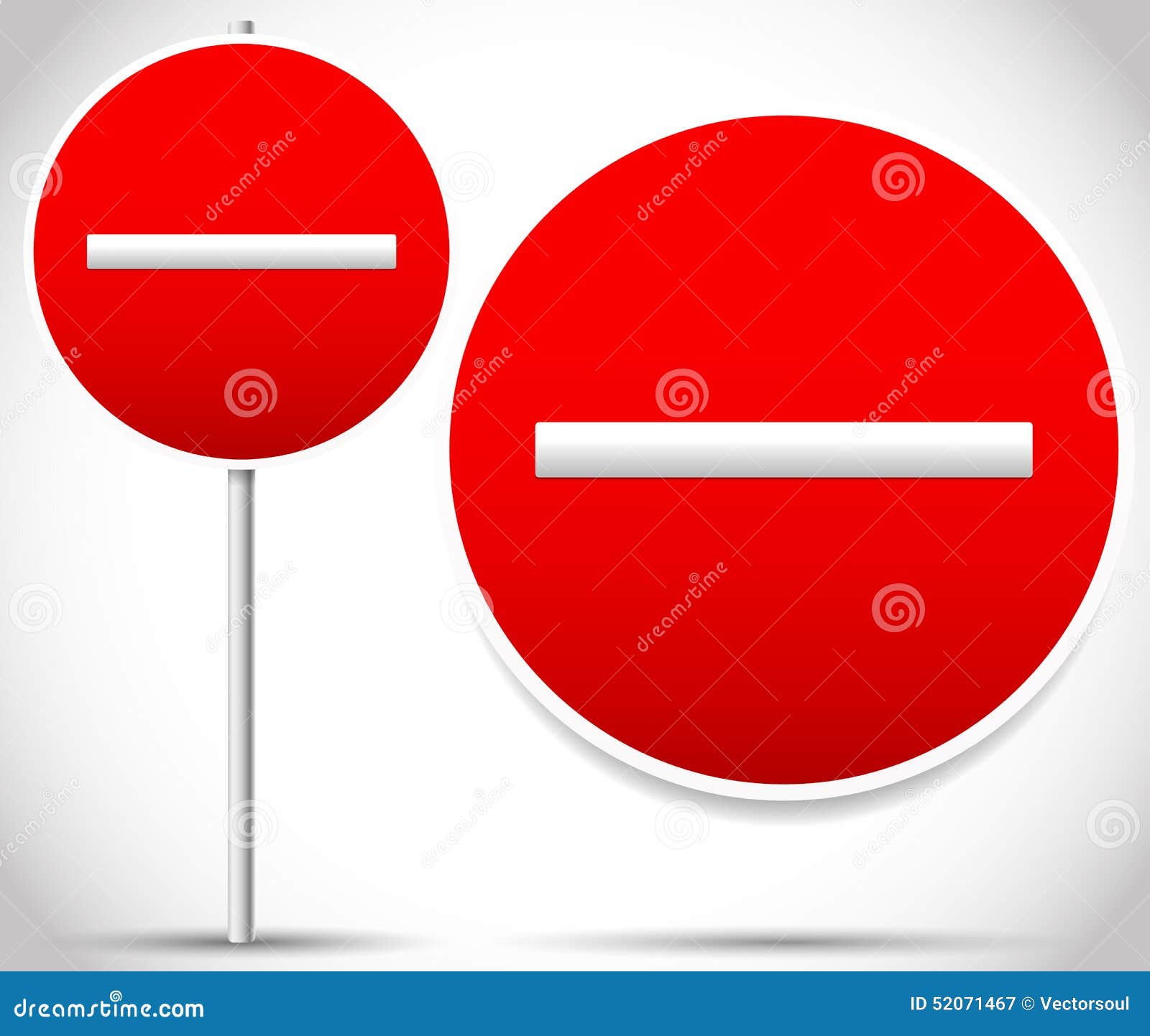 Vector Prohibition, Restrictive Signs. Stock Illustration ...