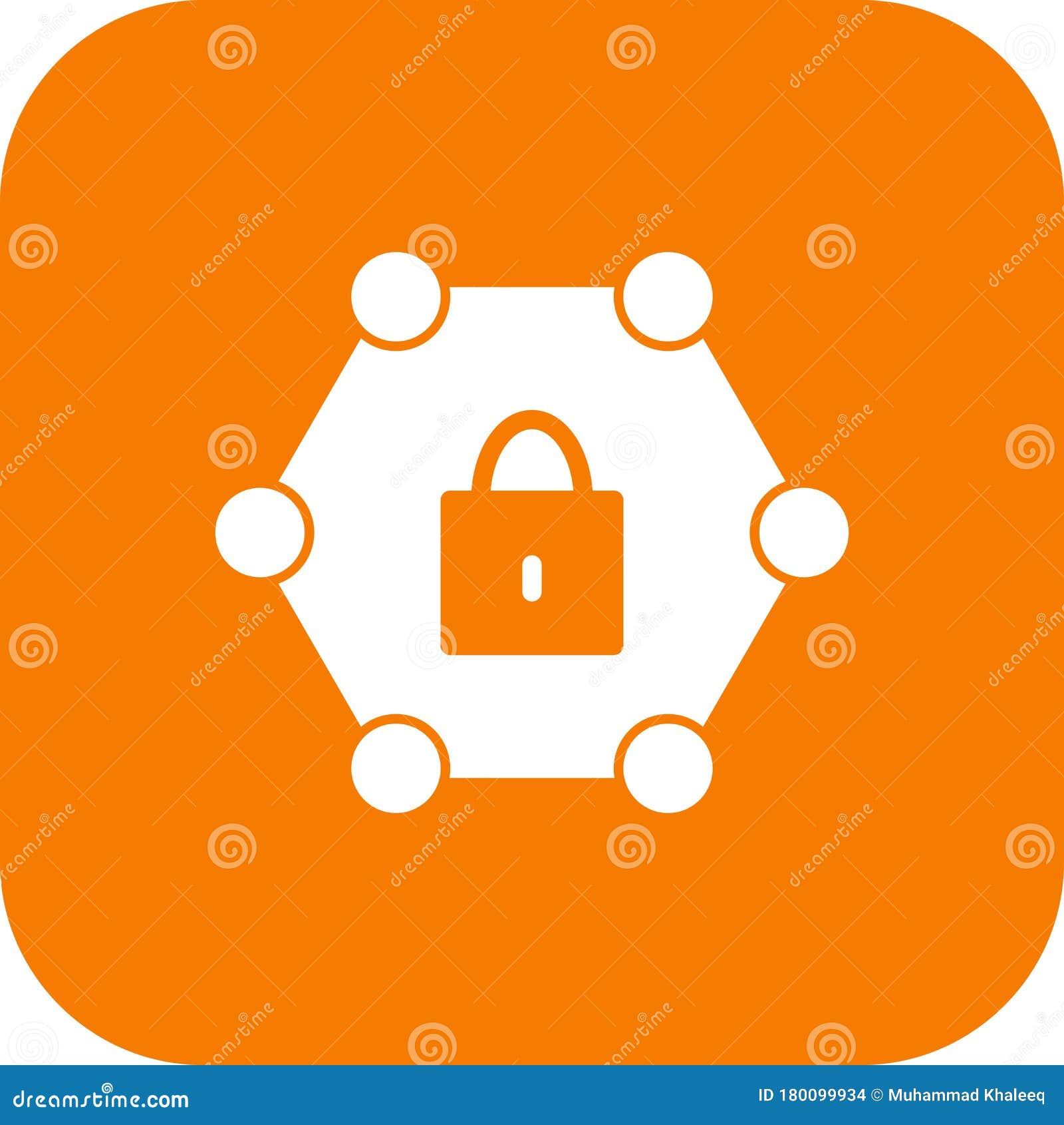 Vector Protected Network Icon for Personal and Commercial Use. Stock ...