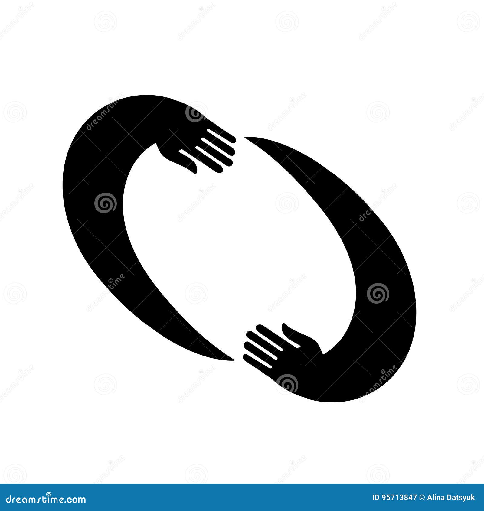 Vector Protecting Hands Icon Stock Vector - Illustration of advertising ...