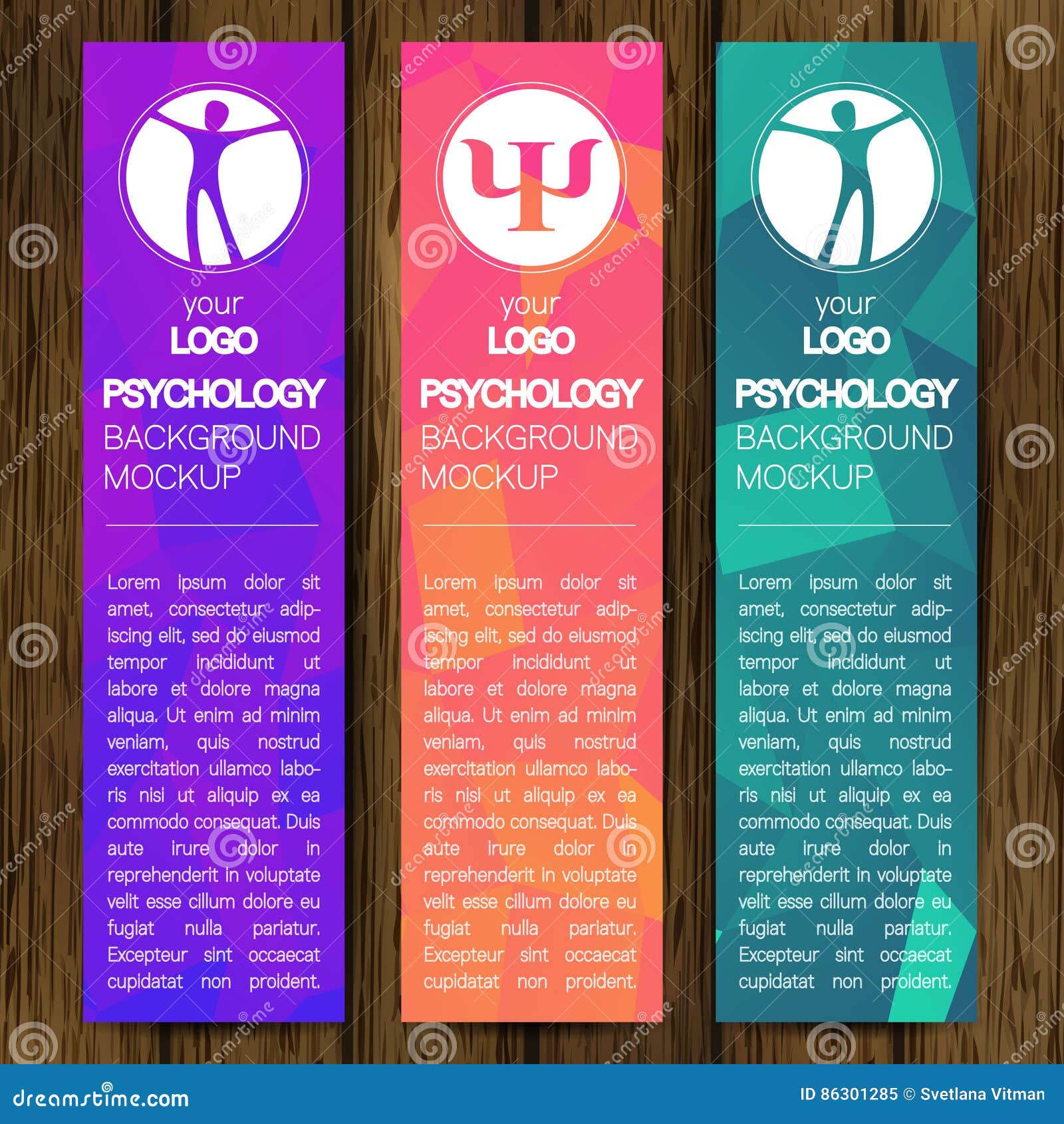 Vector Psychology Web Vertical Banner Design Background or Header ...