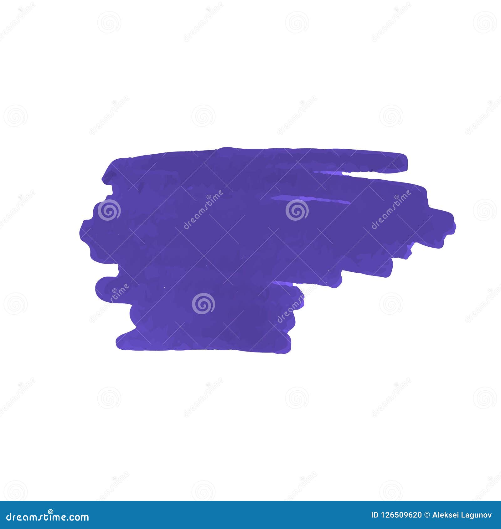 Purple Highlighter Lines Set Isolated On Transparent Background. Marker ...