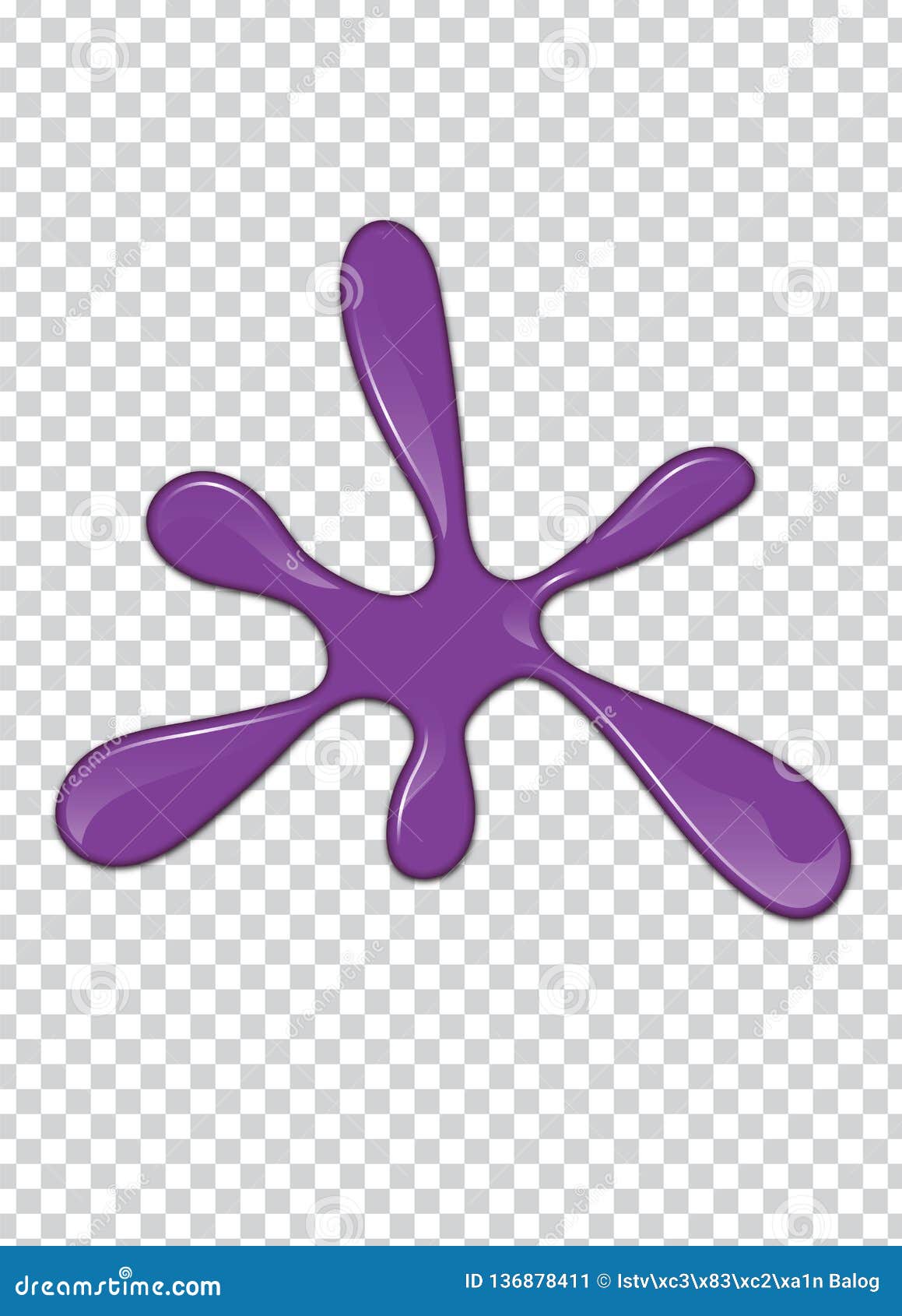 Vector Purple Splash with Transparency Background. Stock Vector ...