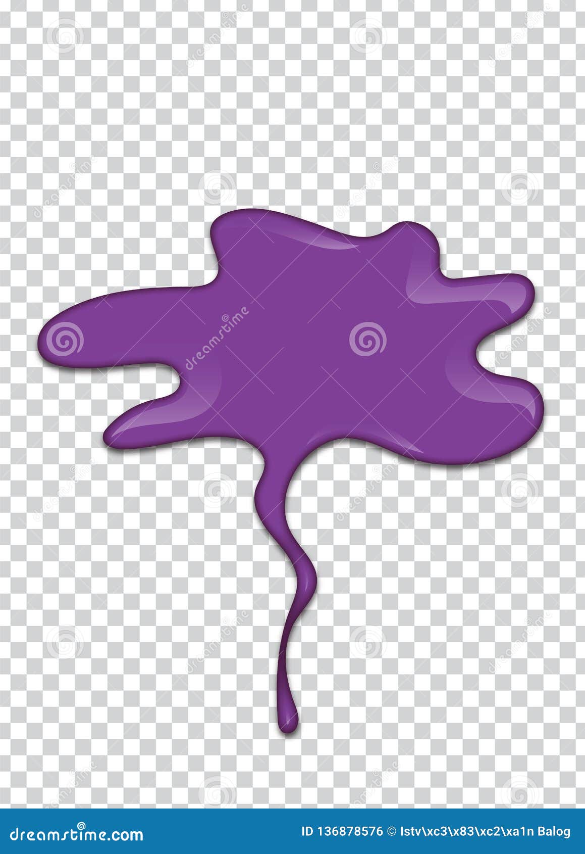 Vector Purple Splash with Transparency Background. Stock Vector ...