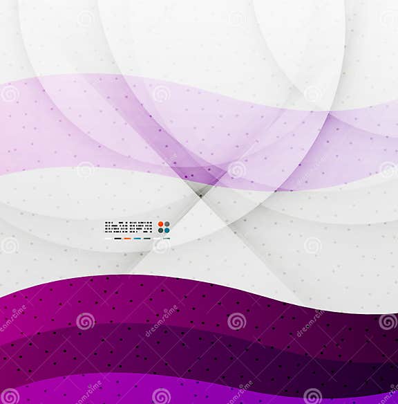 Vector purple wave design stock vector. Illustration of decorative ...