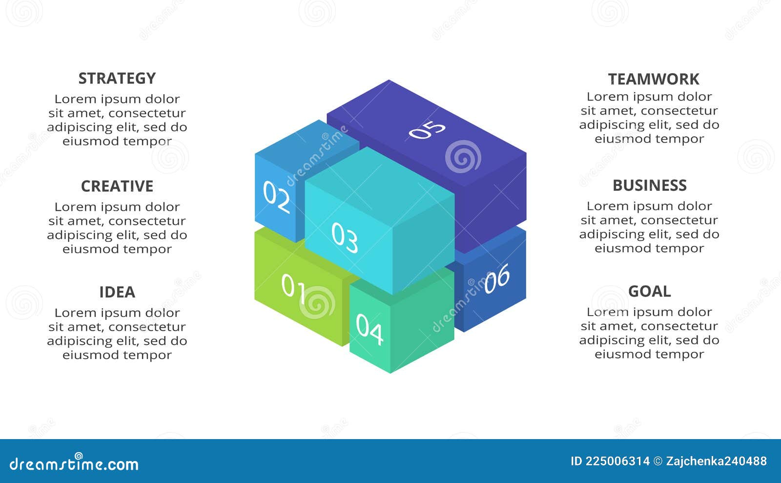 Vector Pyramid Square Infographic, Chart Diagram, Square Chart ...