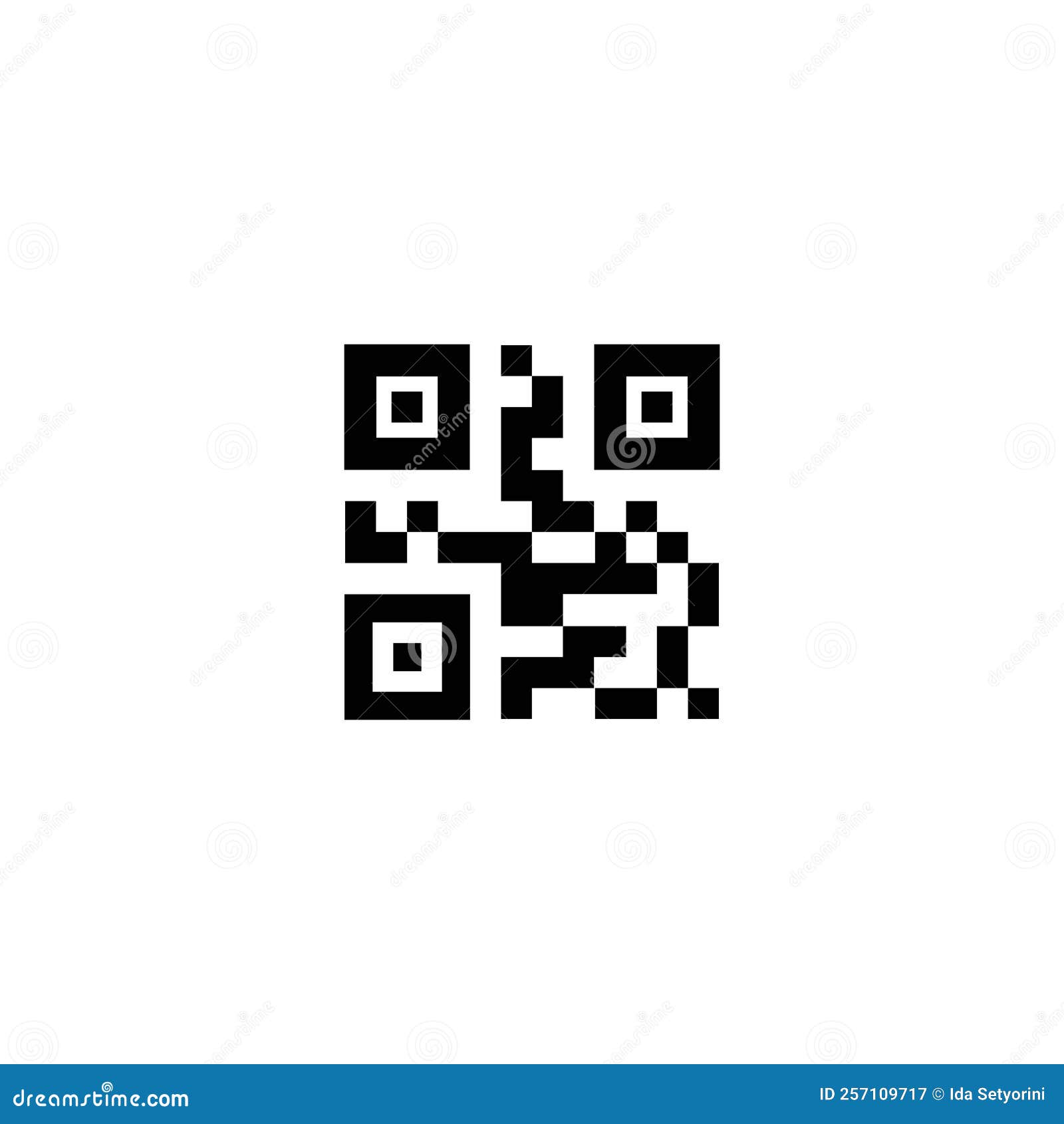 Vector QR code stock illustration. Illustration of button - 257109717 Vector QR code stock illustration. Illustration of button - 257109717