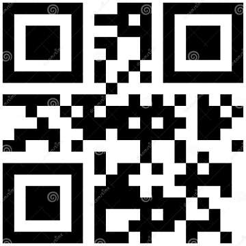 Fun Vector QR Code Word Hello Stock Illustration - Illustration of data ...