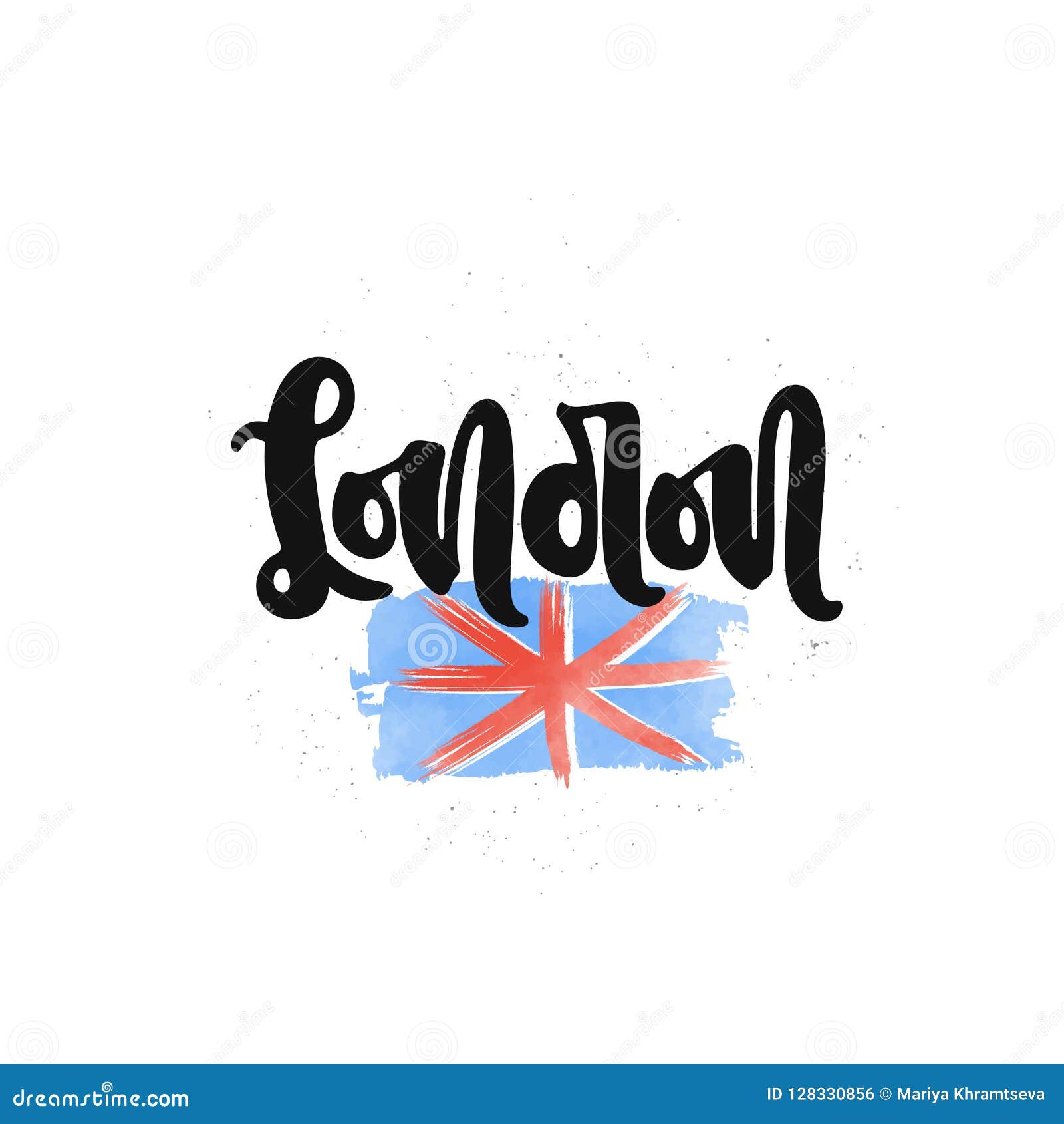 Vector Que Pone Letras a Londres Ilustración del Vector - Ilustración ...