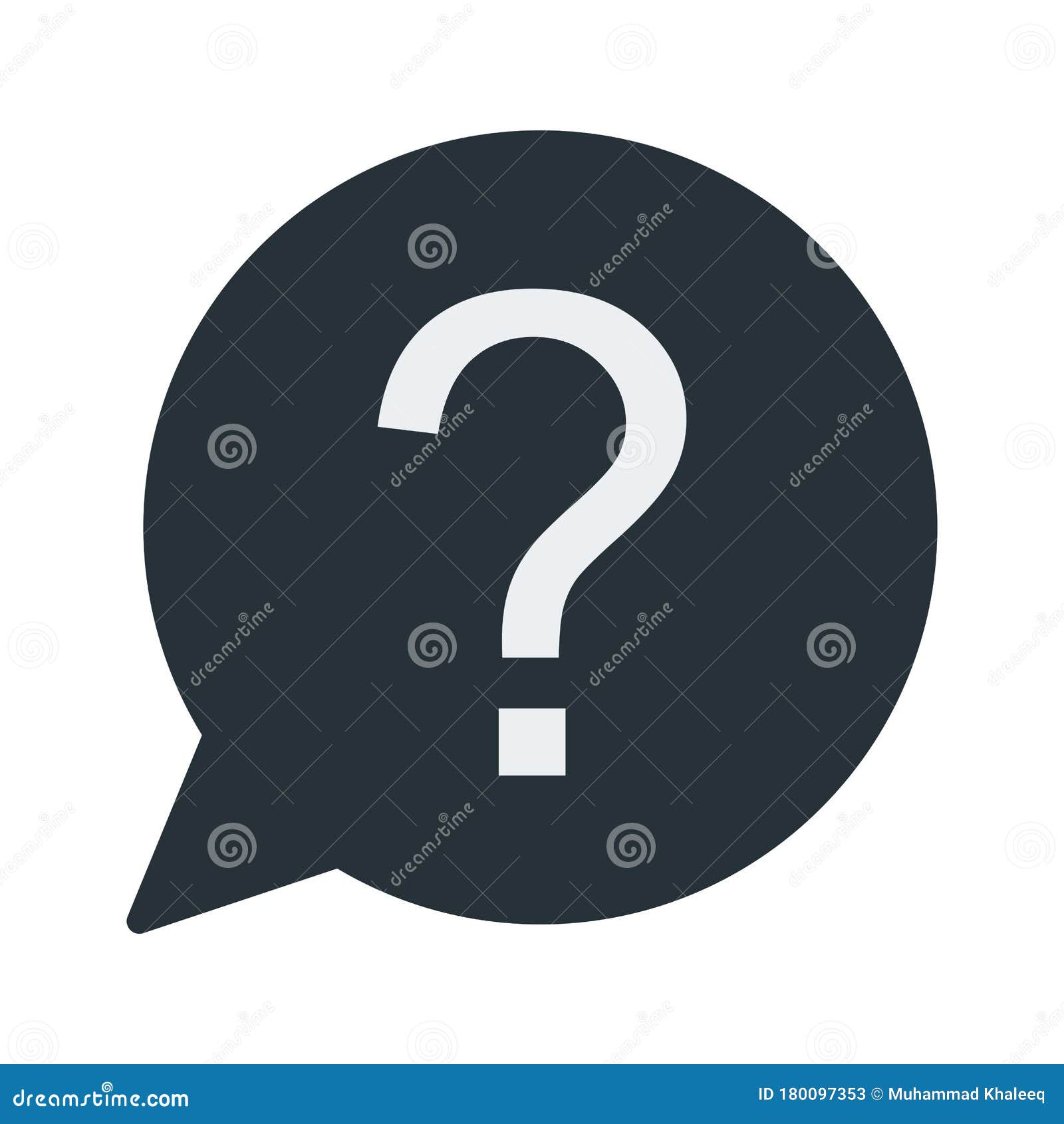 Vector Question Icon for Personal and Commercial Use. Stock ...