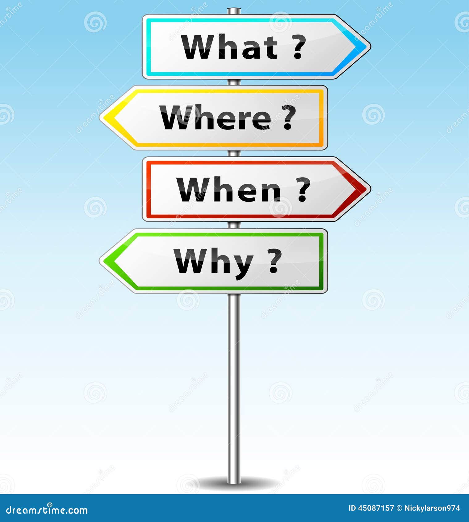 Vector Questions Answer Icons. Question And Exclamation Mark. Linear ...