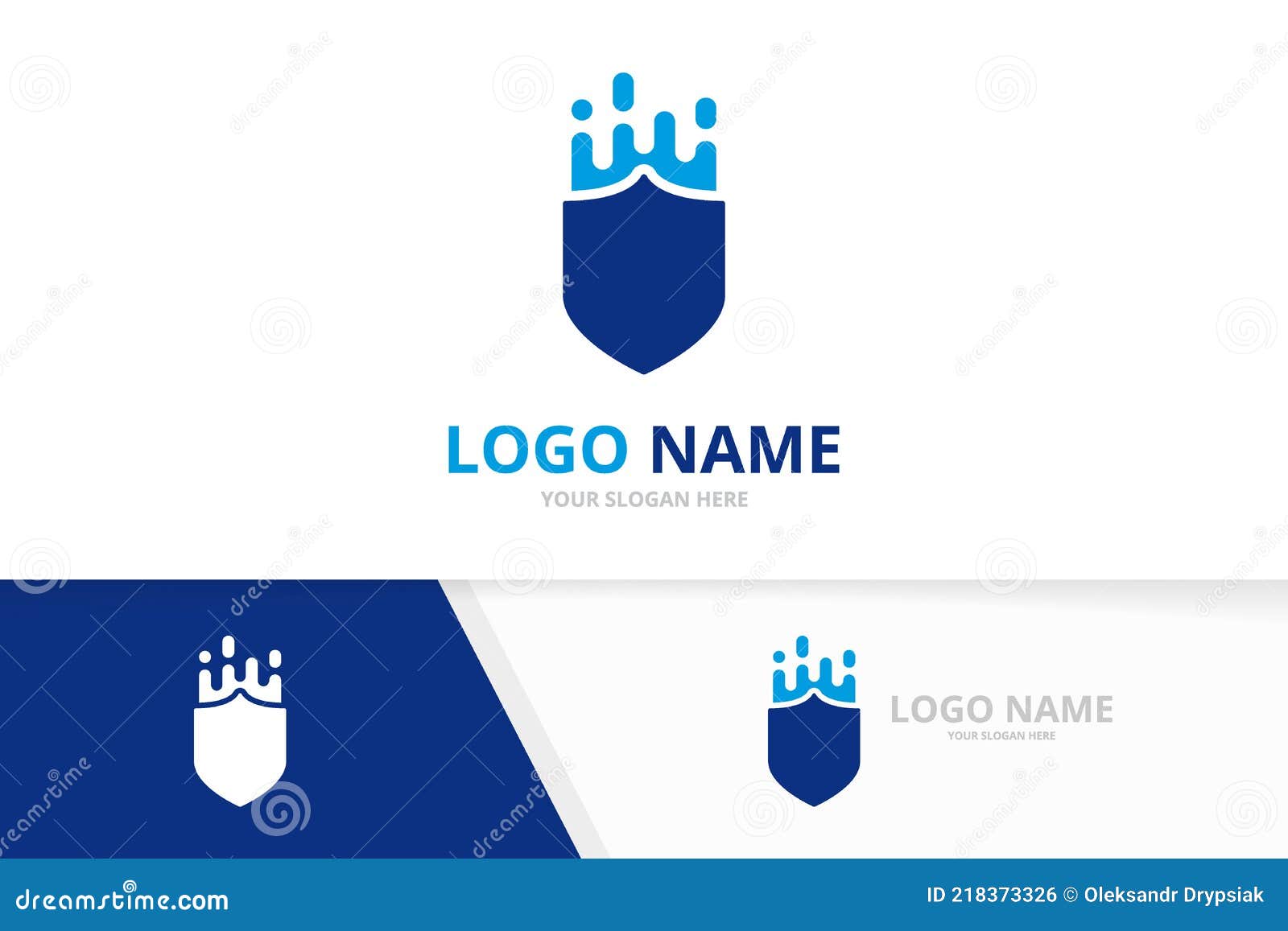 Vector Quick Shield Logo Combination. Fast Security Logotype Design ...