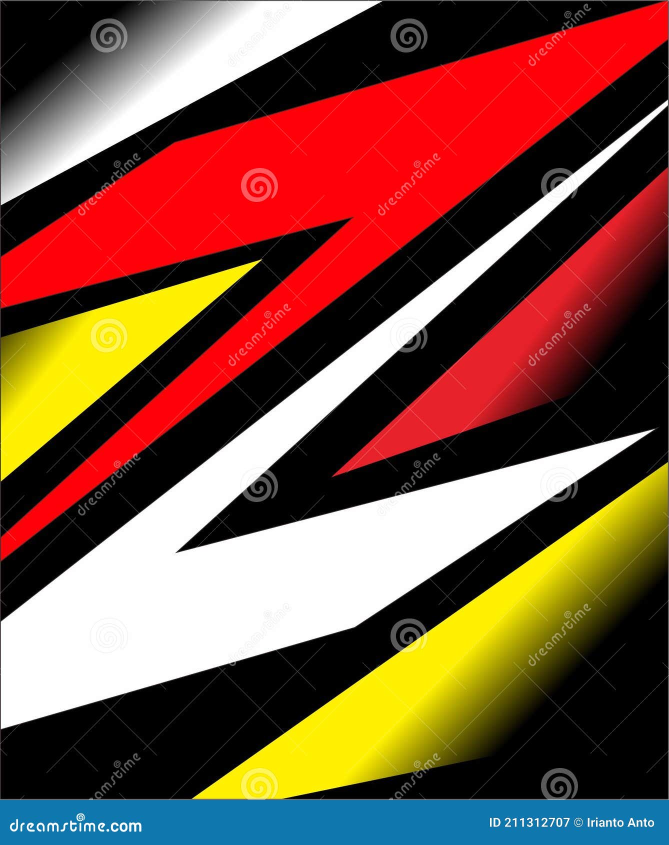 Vector Racing Strip stock illustration. Illustration of white - 211312707