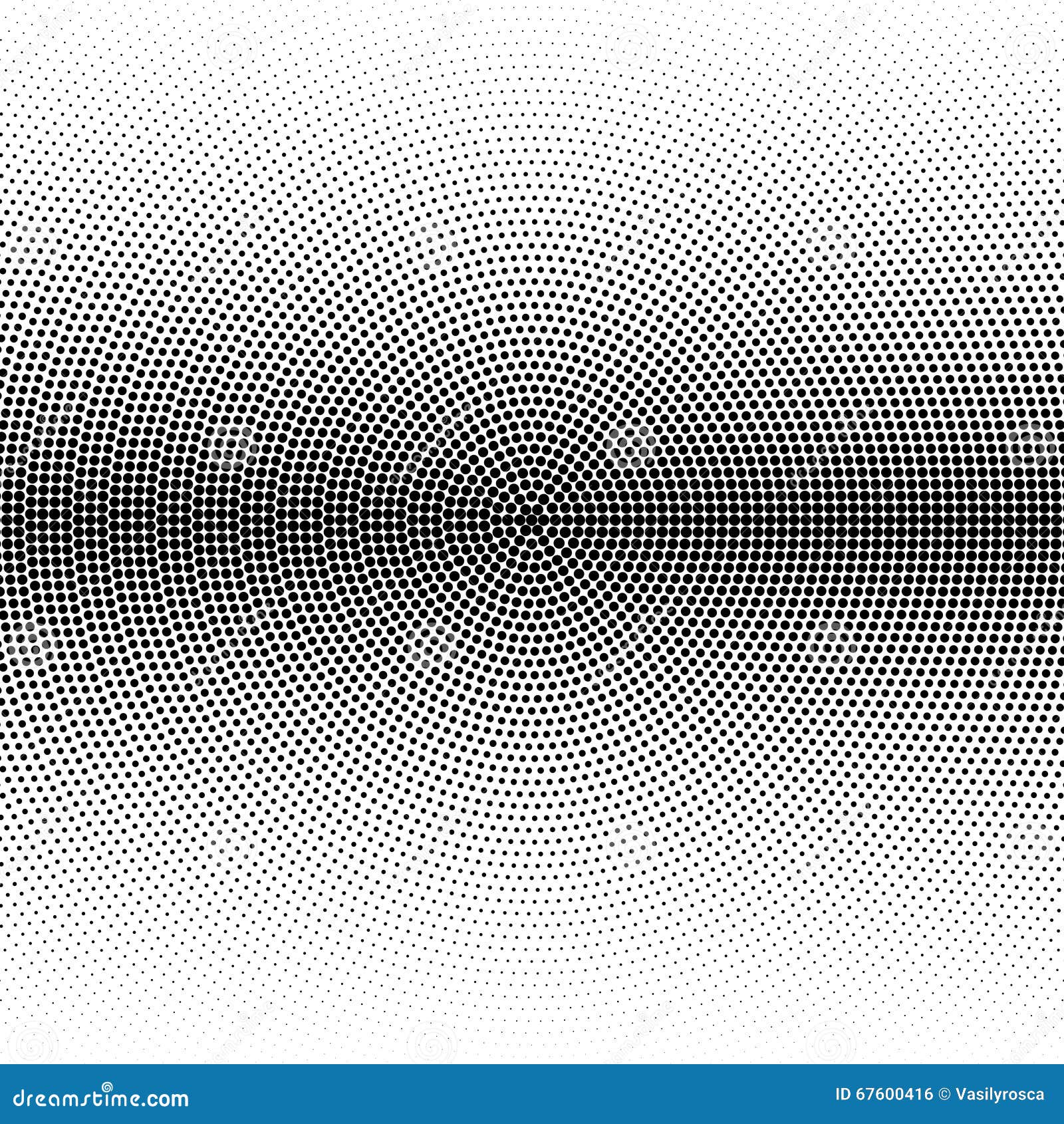 Vector Radial Halftone Black Background Pattern Stock Vector ...