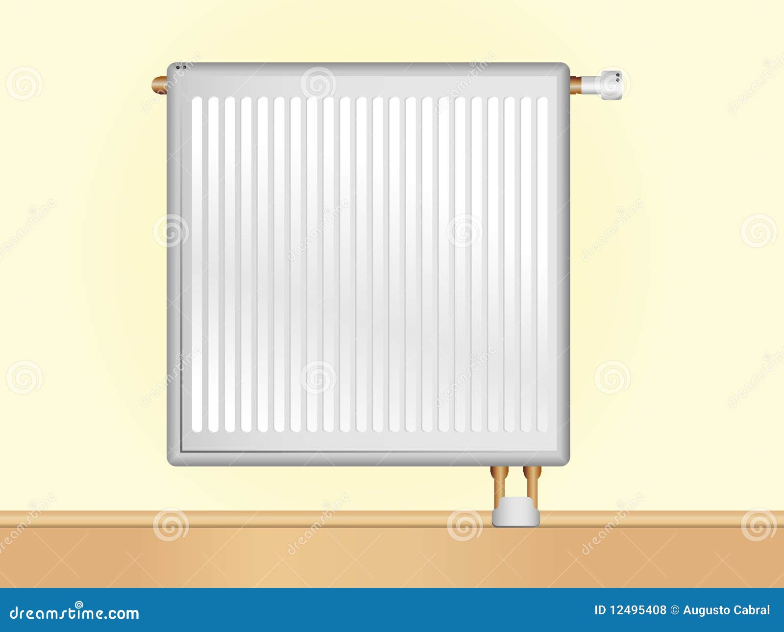 Vector Radiator stock vector. Illustration of device - 12495408