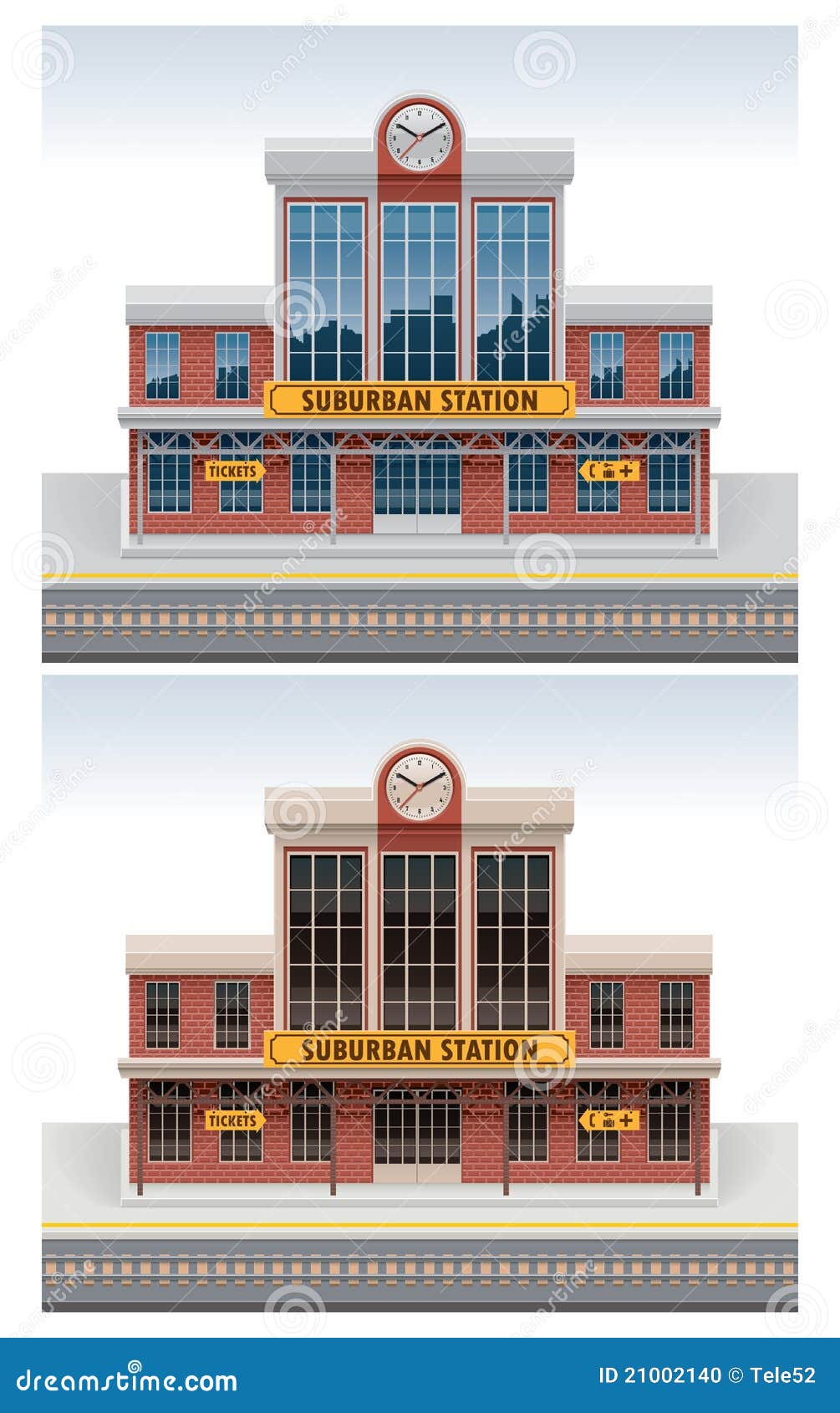 Vector Railway Station Icon Stock Vector - Illustration of tourism ...