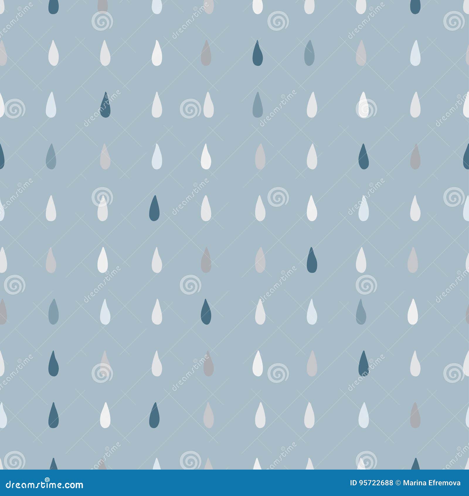Vector Rain Drops Background. Stock Vector - Illustration of season ...
