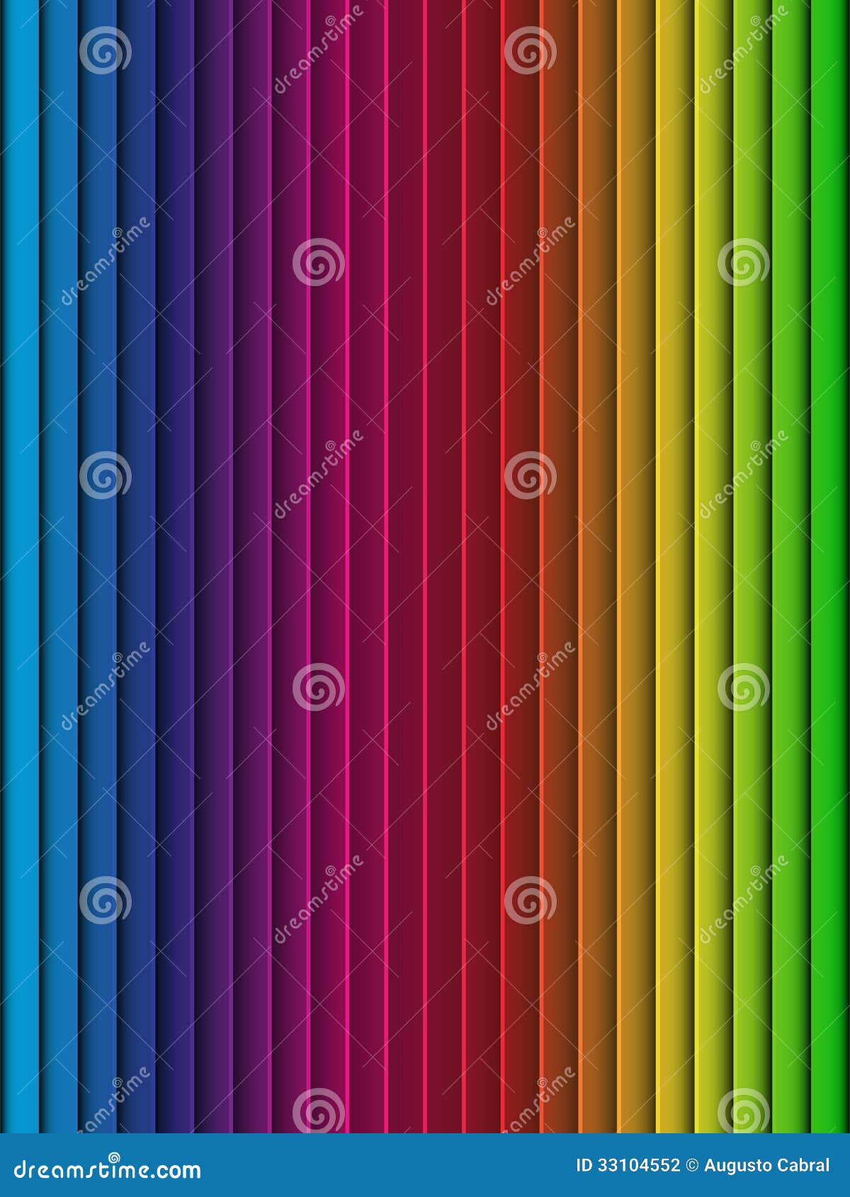 Vector - Rainbow Background Seamless Colorful Stri Stock Vector ...