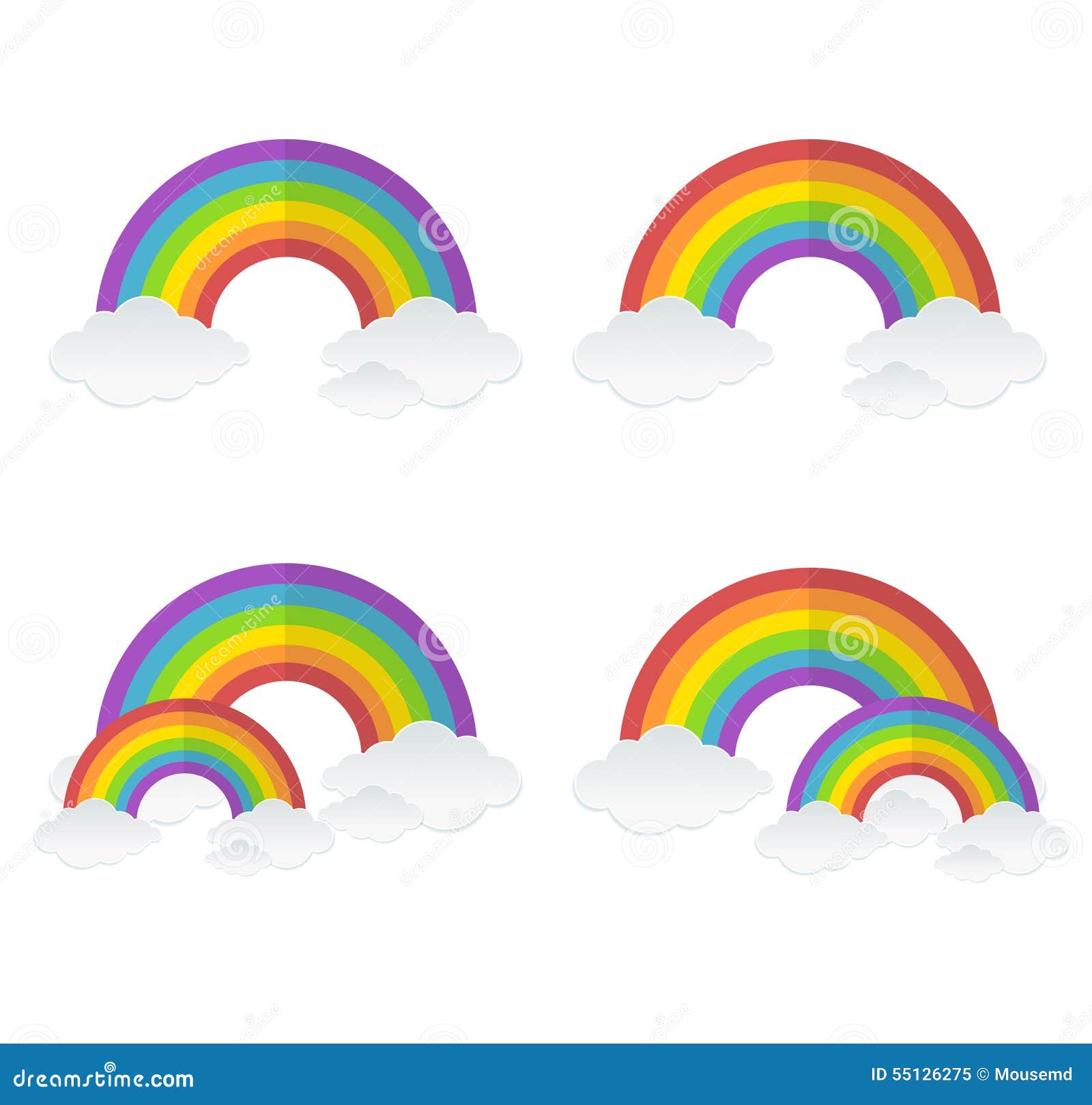 Double Rainbow Drawing