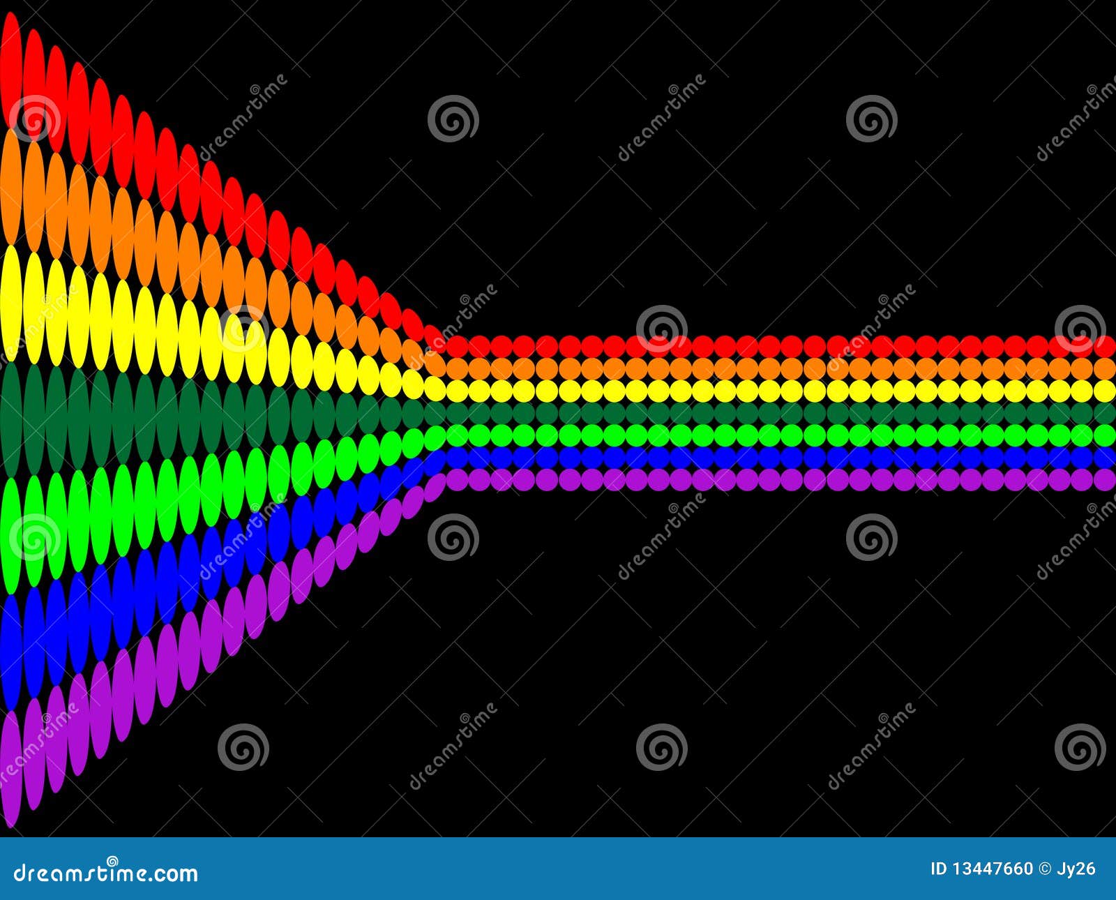 Vector Rainbow Dots Pattern Stock Vector - Illustration of dots ...