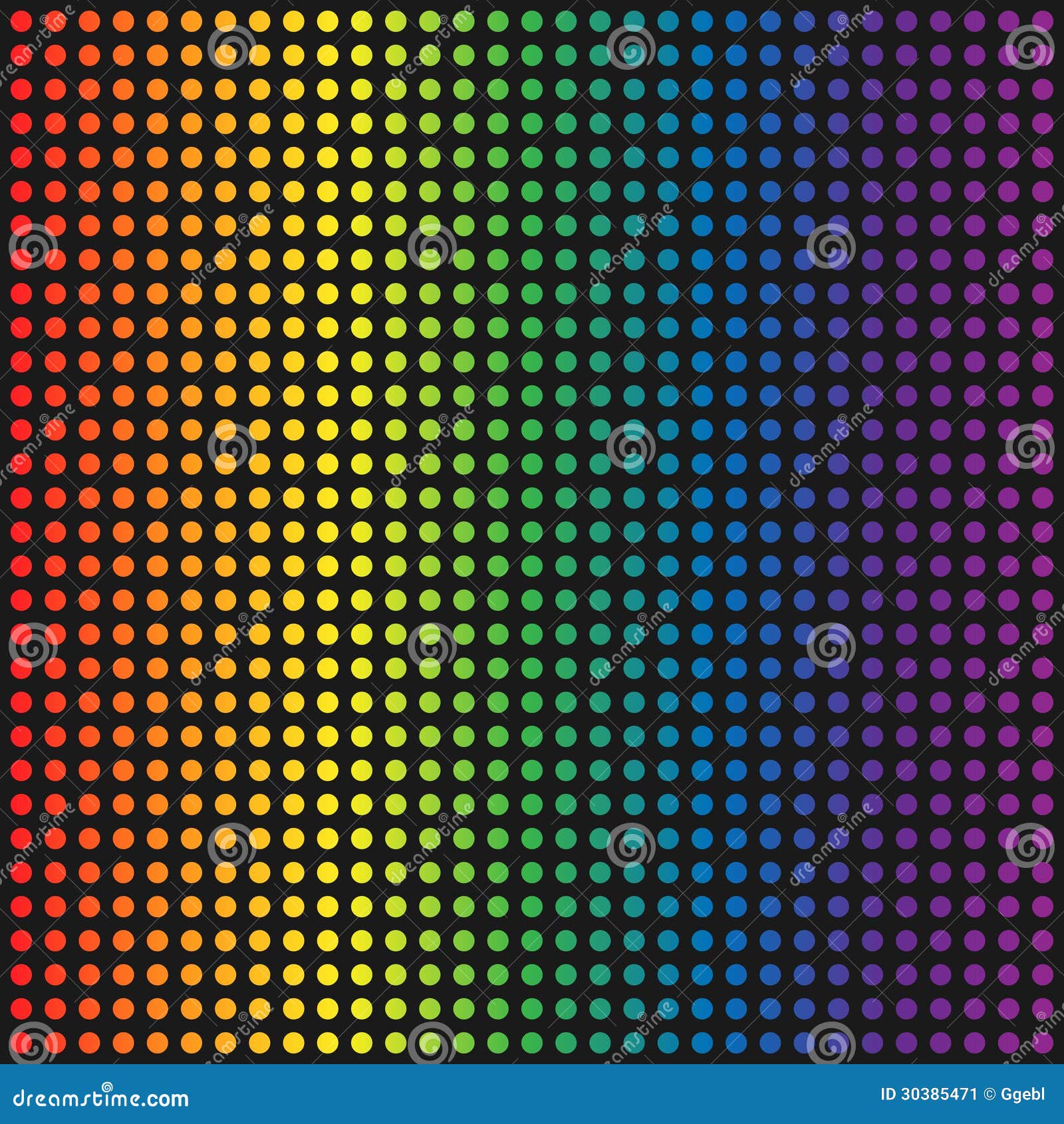 Vector Rainbow Dotted Background Stock Vector Illustration Of Rain