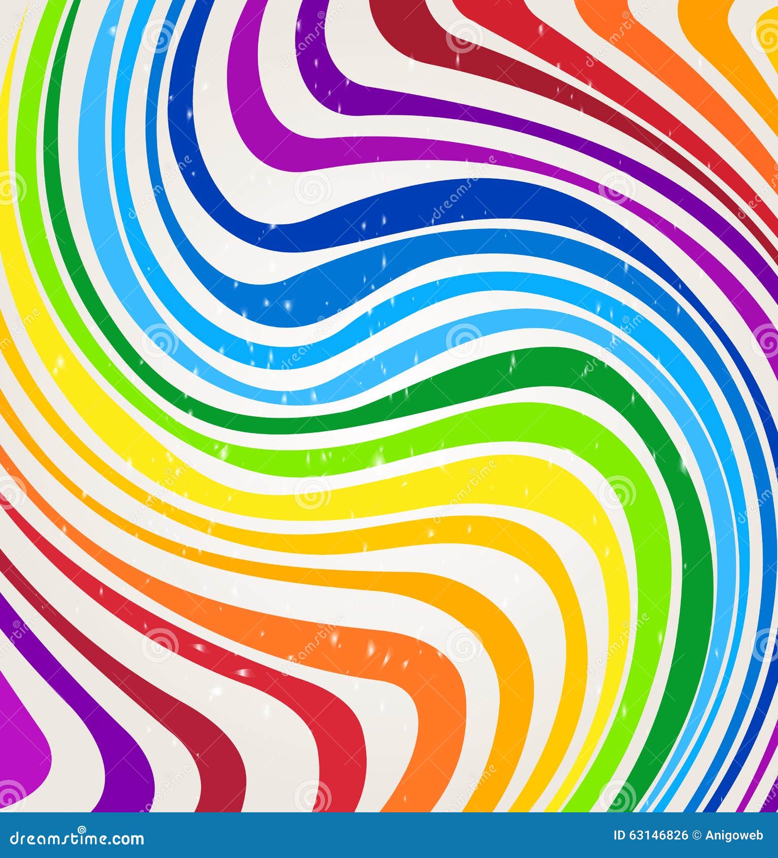 Vector rainbow lines stock vector. Illustration of effect - 63146826