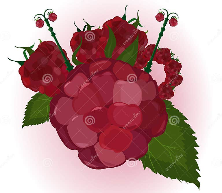 Vector raspberry city stock vector. Illustration of lamppost - 20556889