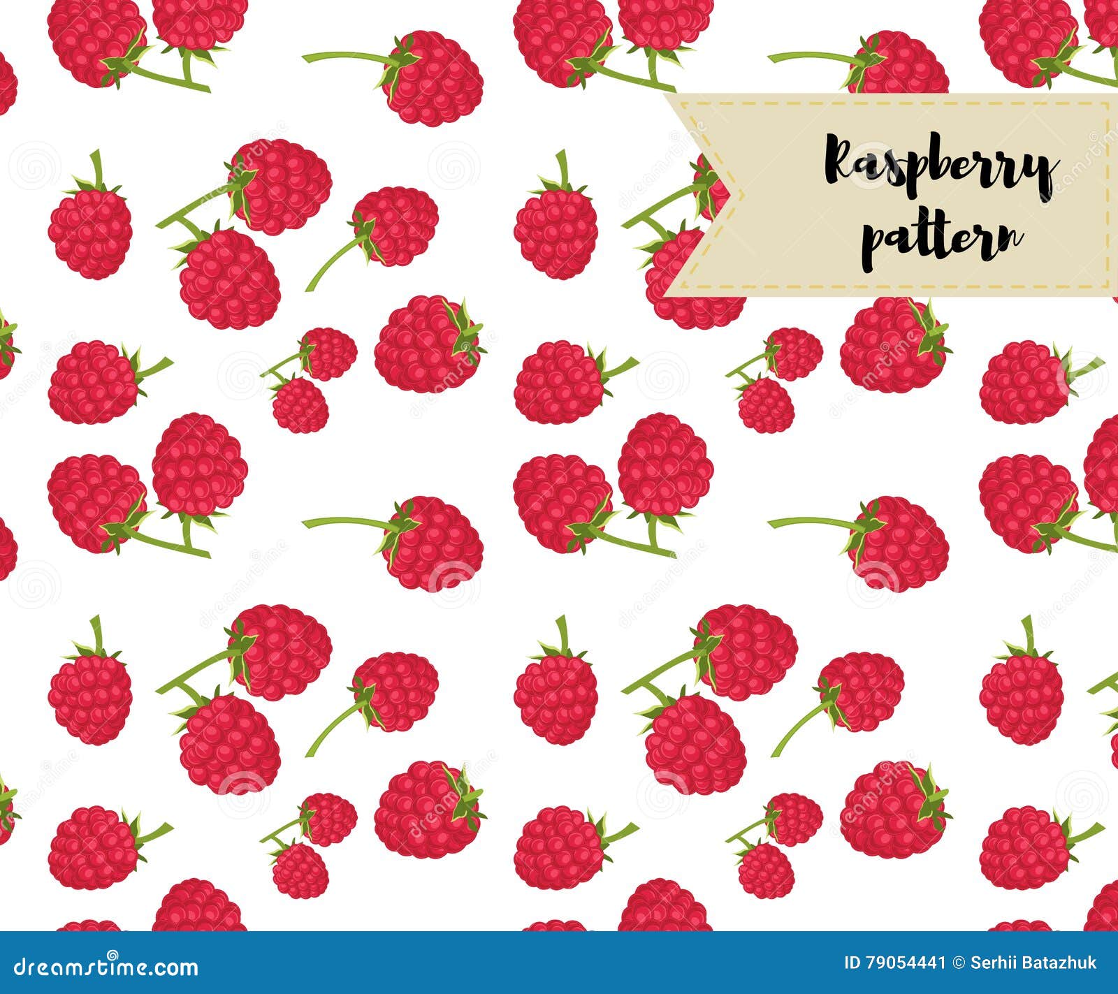 Vector Raspberry Fruit Texture Seamless Pattern | CartoonDealer.com ...
