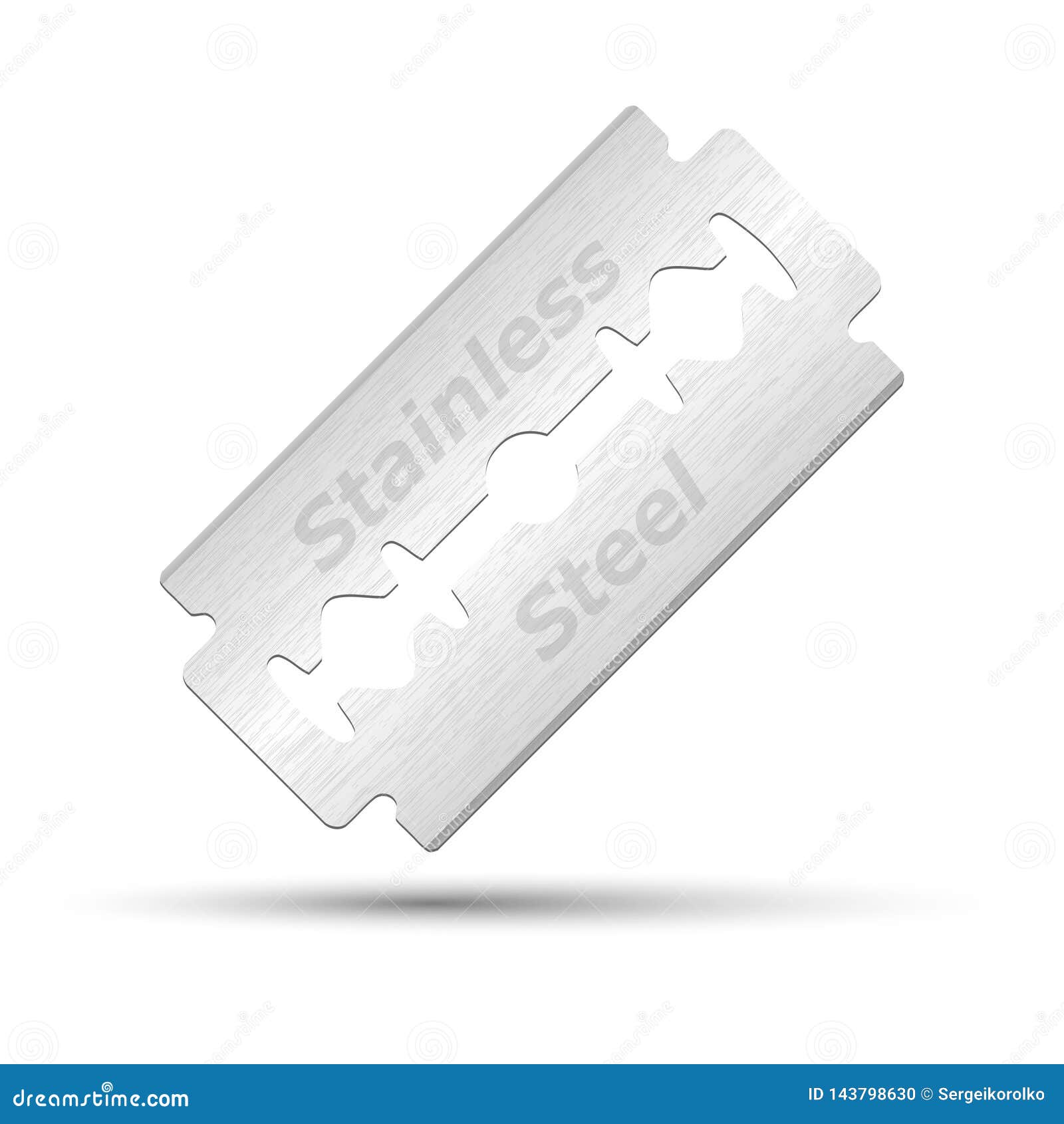Vector Razor Blade Icon White Background | CartoonDealer.com #143798630