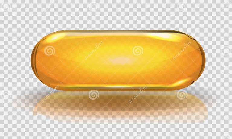 Vector Real Fish Oil Capsule with Transparency Effect and Shadow. Stock ... Vector Real Fish Oil Capsule with Transparency Effect and Shadow. Stock ...