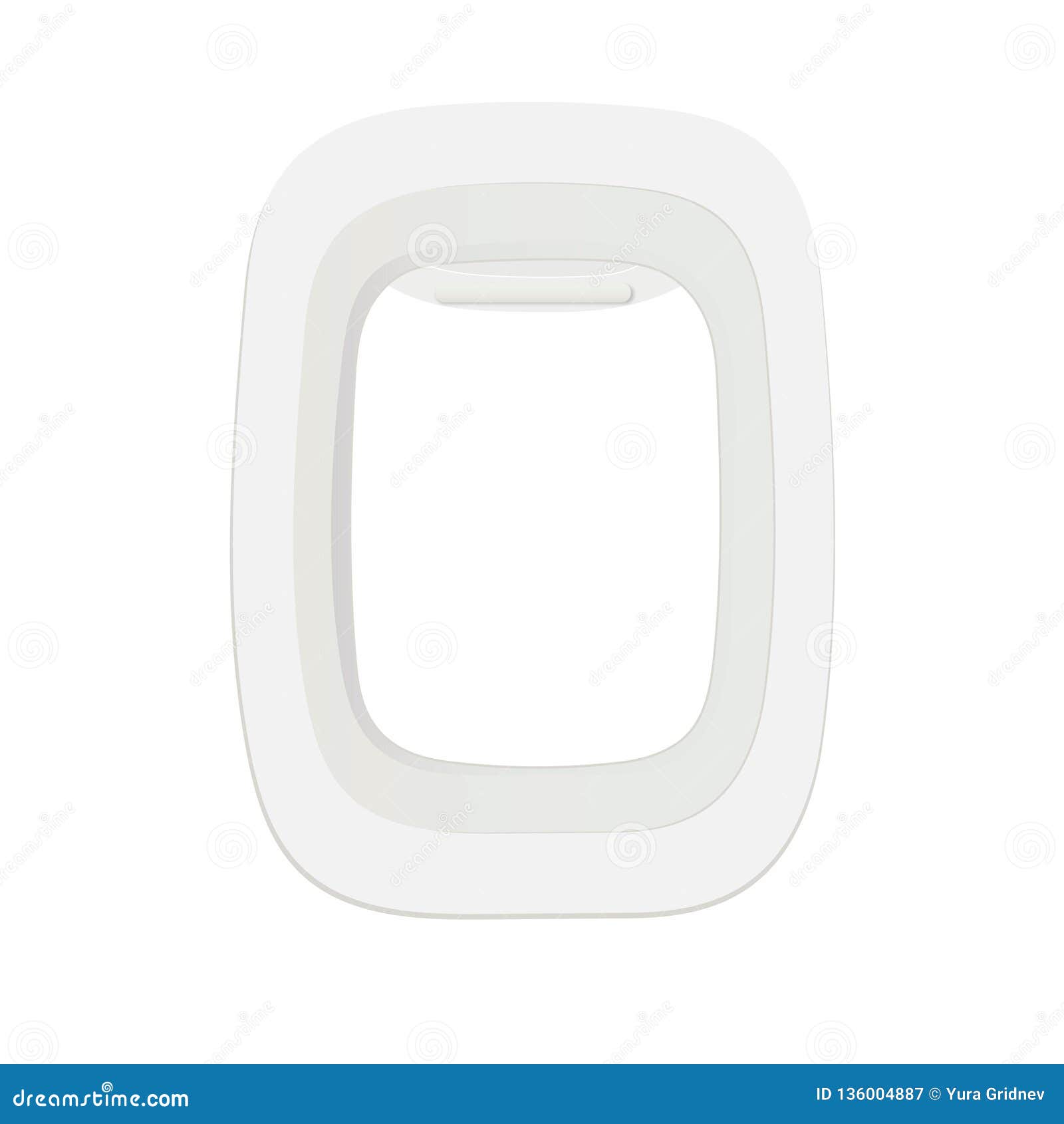 Vector Realistic Airplane Window, Aircraft Illuminator Stock ...