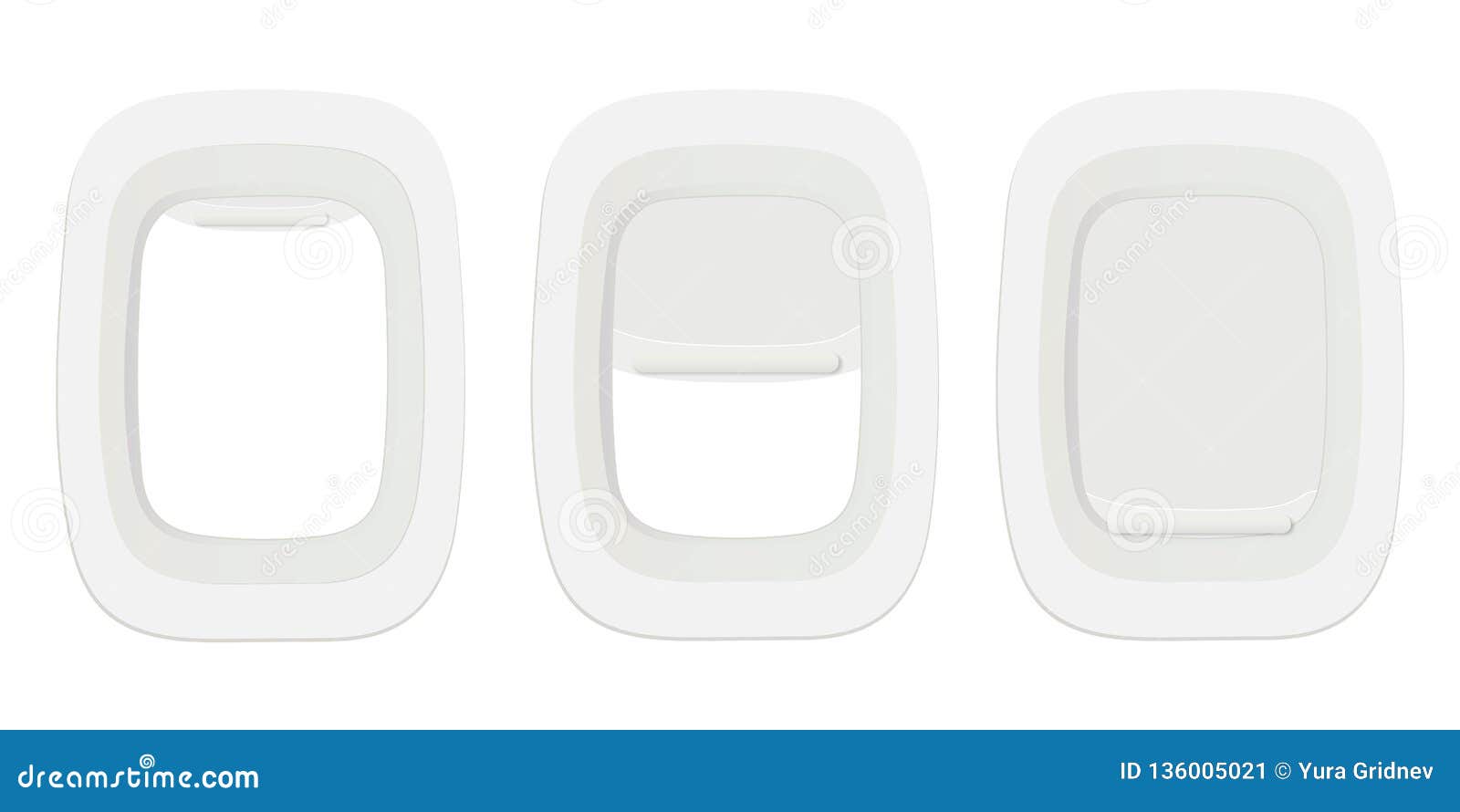 Vector Realistic Airplane Window, Aircraft Illuminator Stock Vector ...