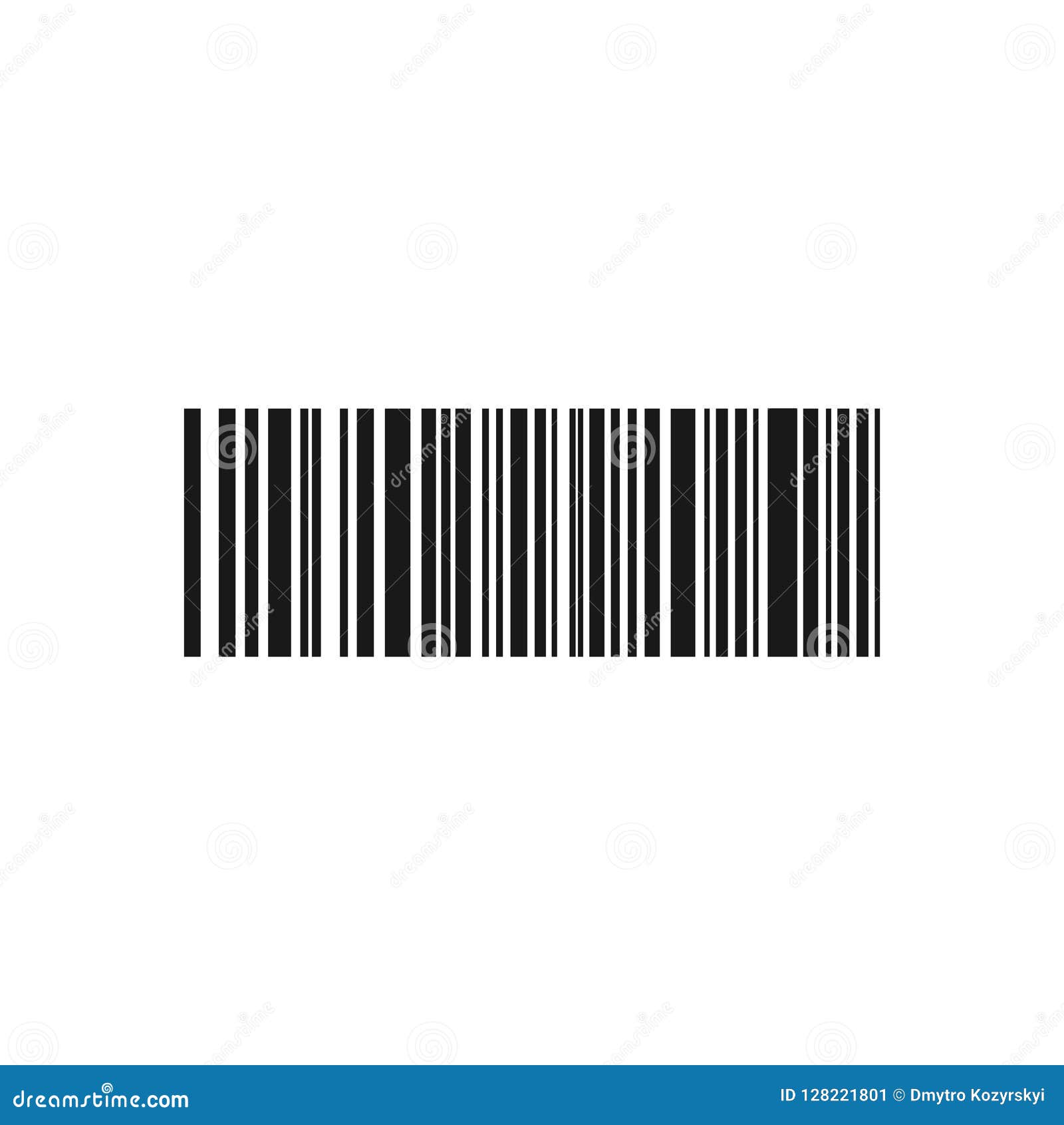 Vector Realistic Barcode Isolated On White Background. | CartoonDealer ... Vector Realistic Barcode Isolated On White Background. | CartoonDealer ...