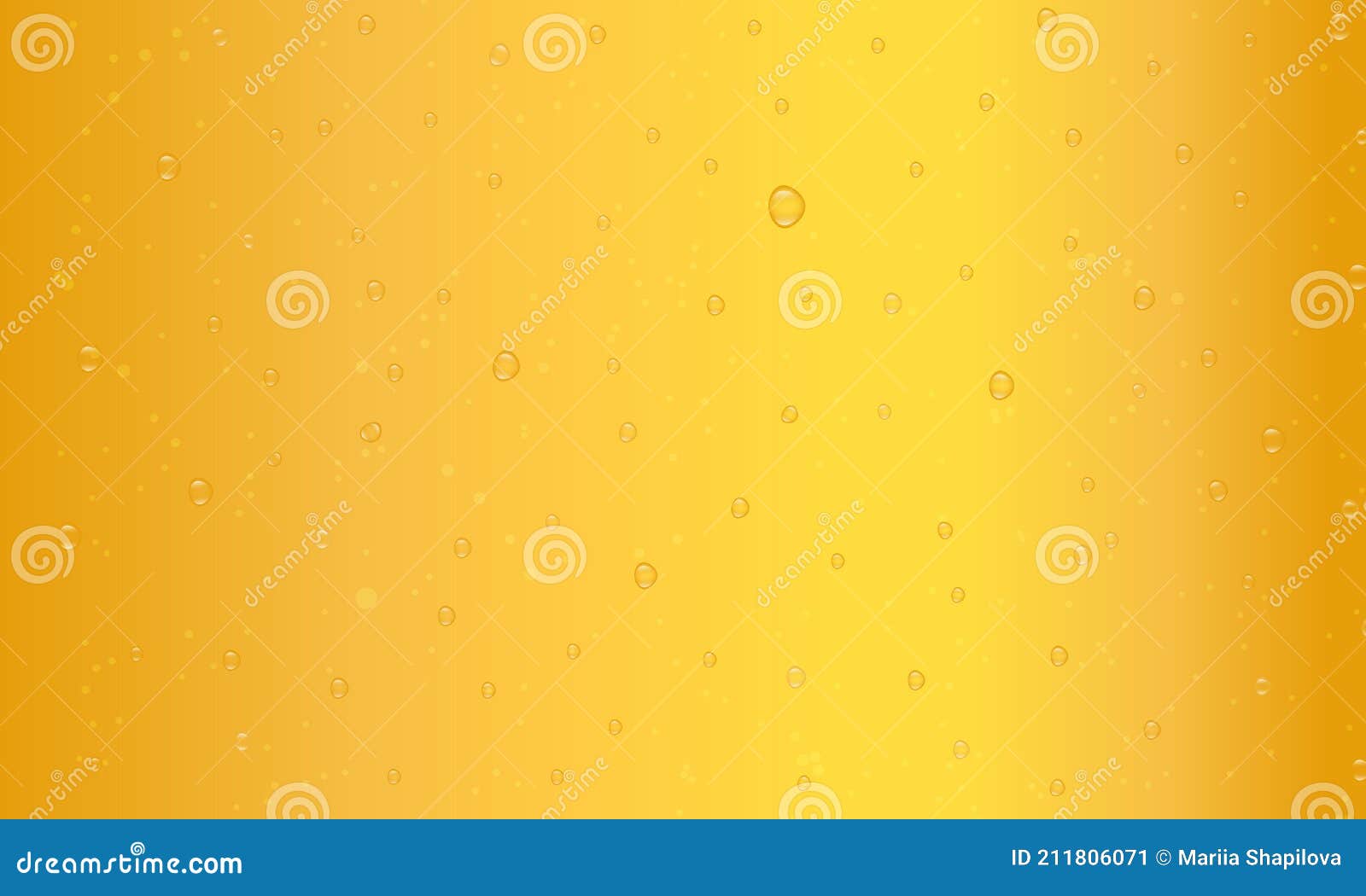 Vector Realistic Beer Background. Beer in the High Magnification Stock ...