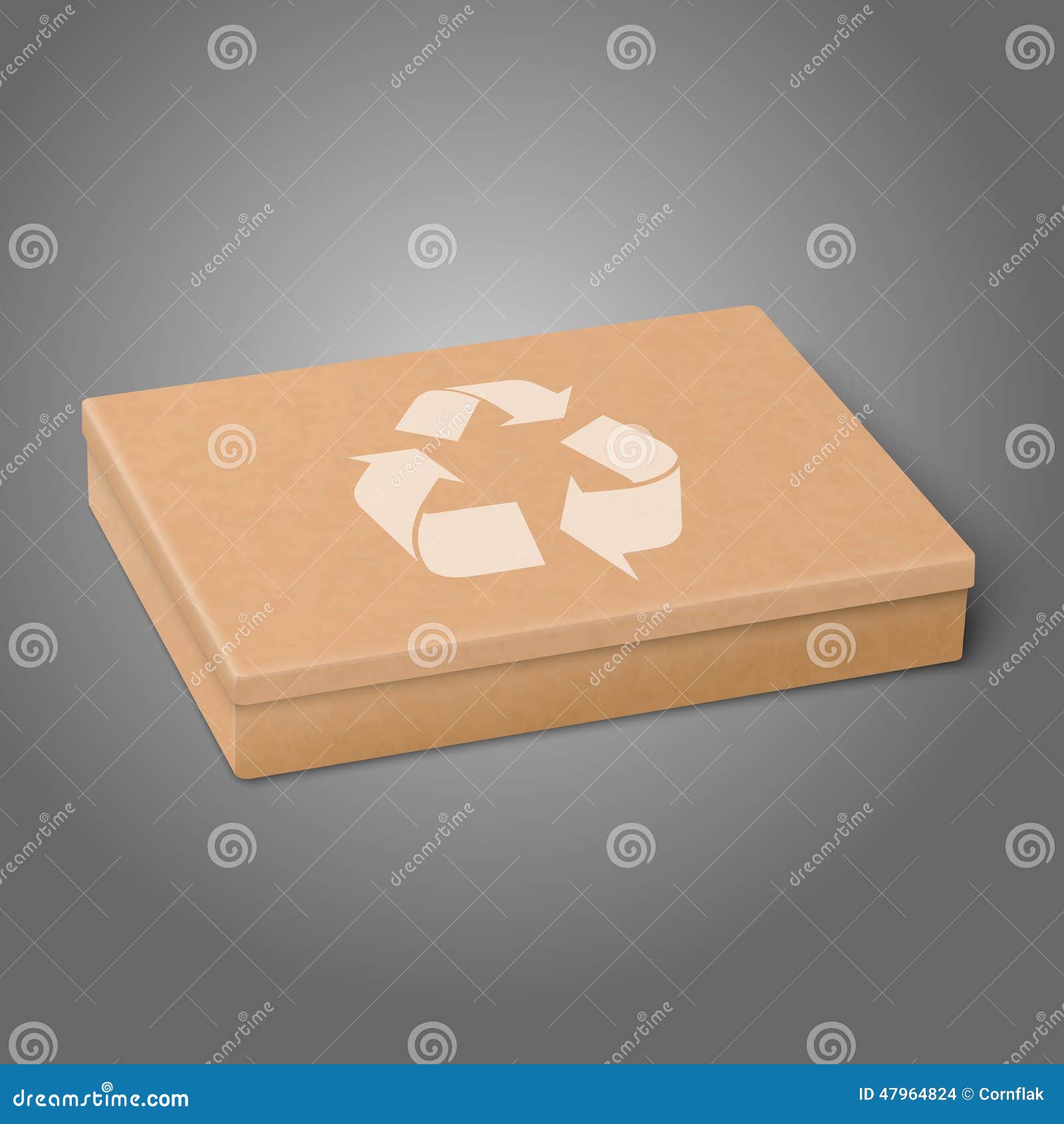 Vector Realistic Craft Flat Package Box with Stock Vector ...