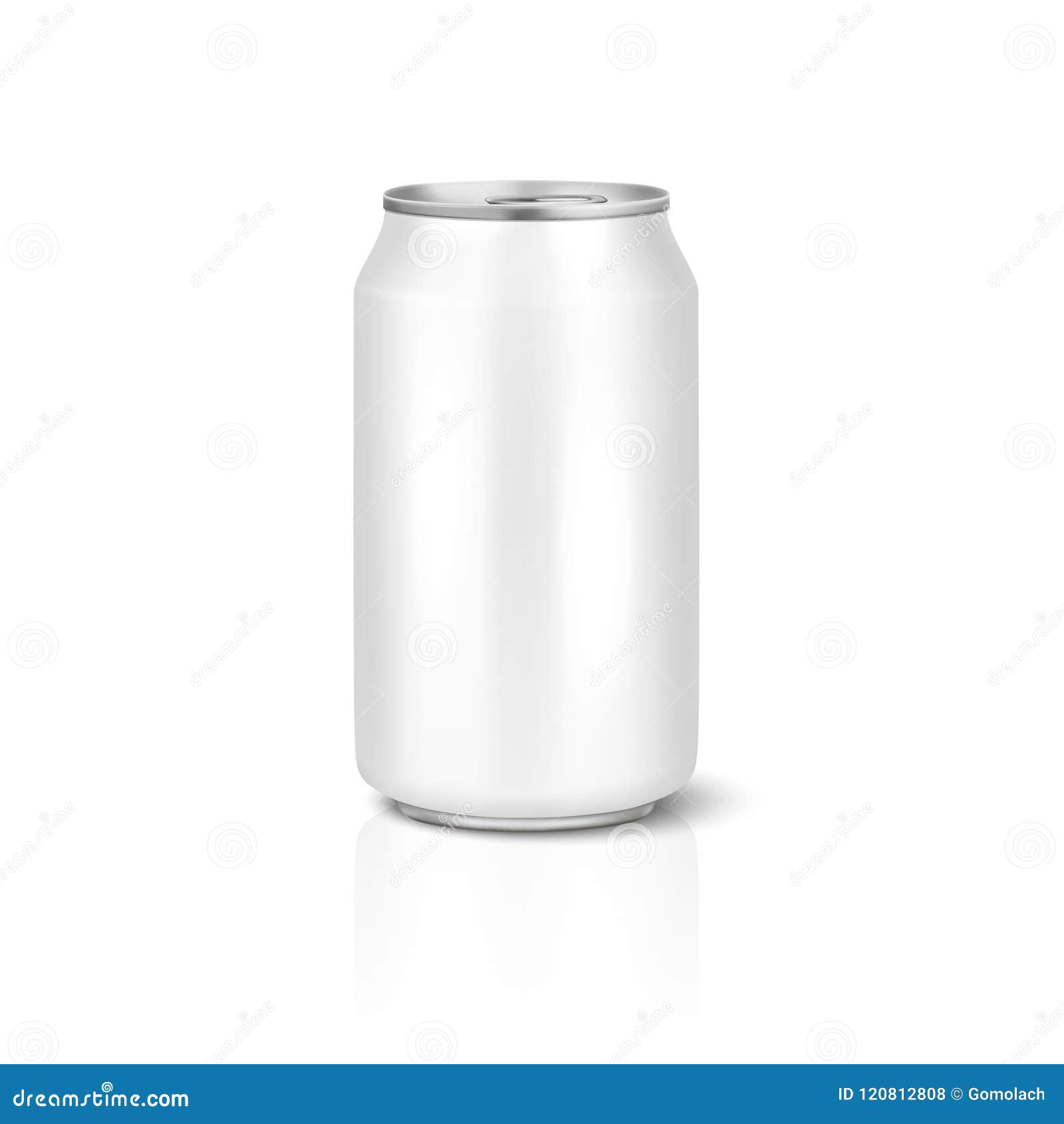 Aluminium Beer Pack. Metal, Black And White Can Front, Top And Bottom ...