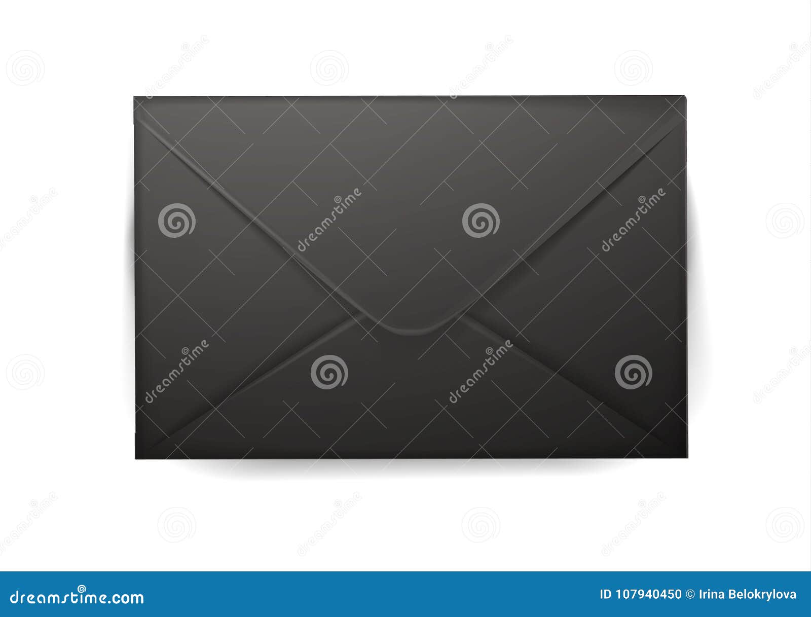 Vector Realistic 3d Envelope, Post Letter Cover Stock Vector ...