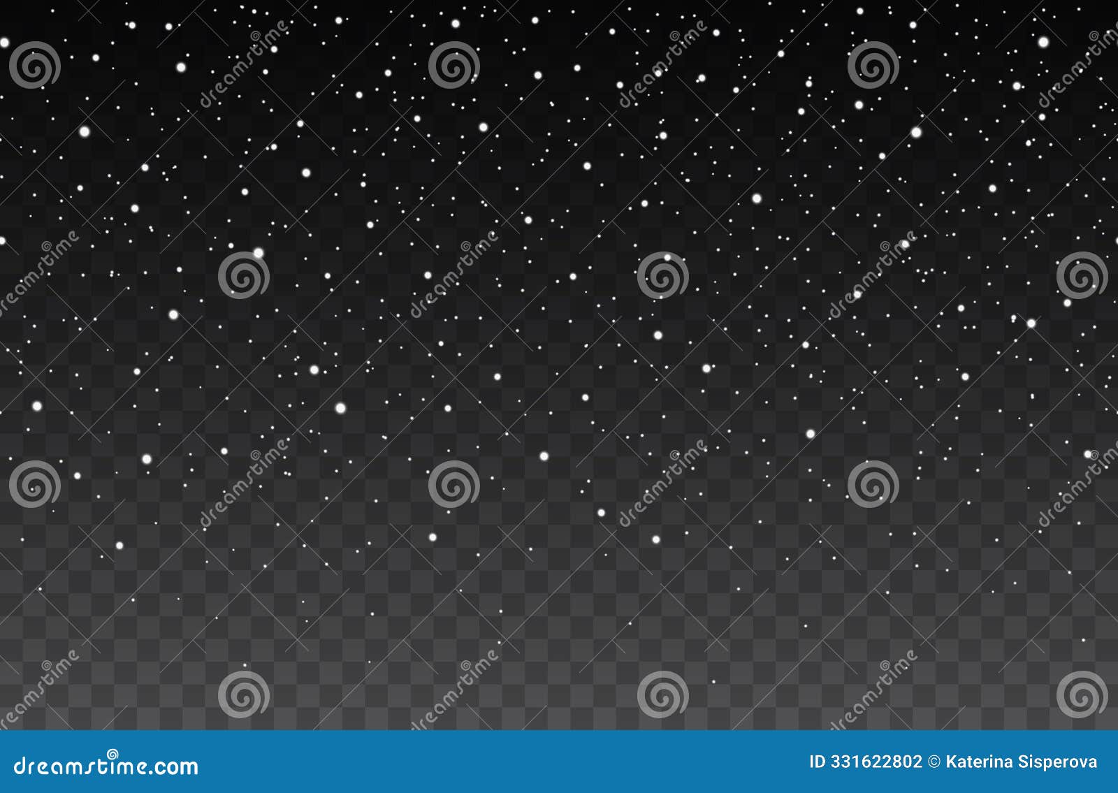 Realistic Falling White Snow Overlay On Transparent Background ...