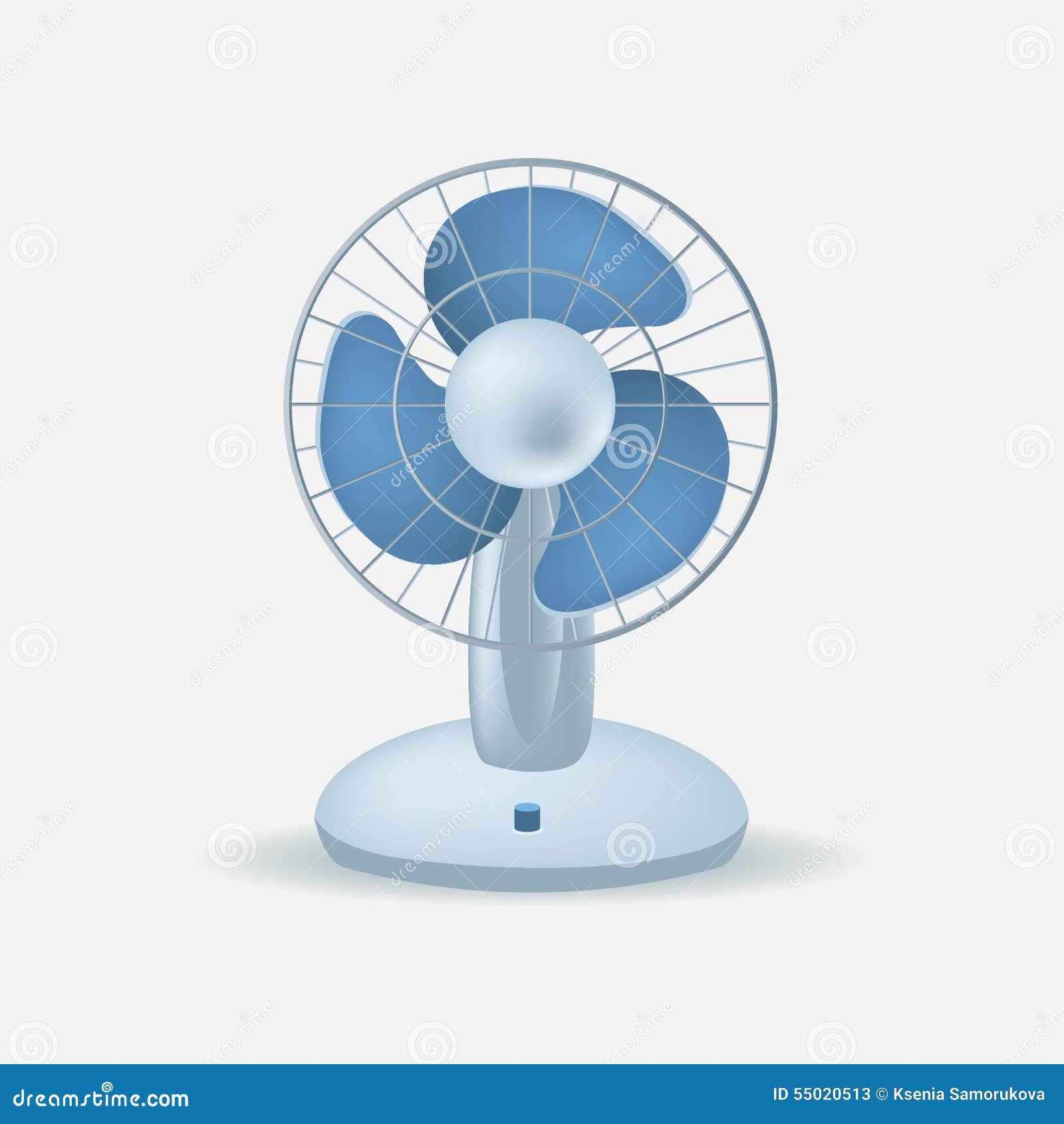 Vector Realistic Fan (ventilator) Stock Vector - Illustration of object ...