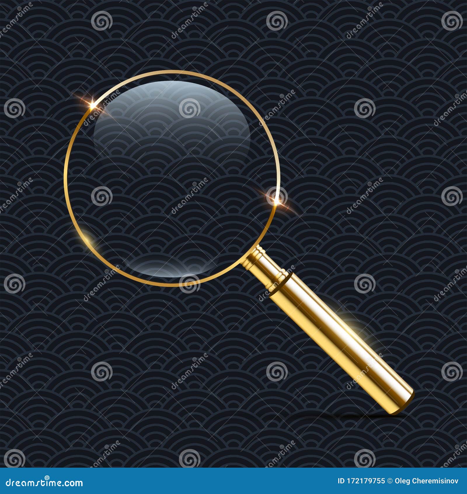 Magnifier With Isolated Transparent Background Vector Illustration ...