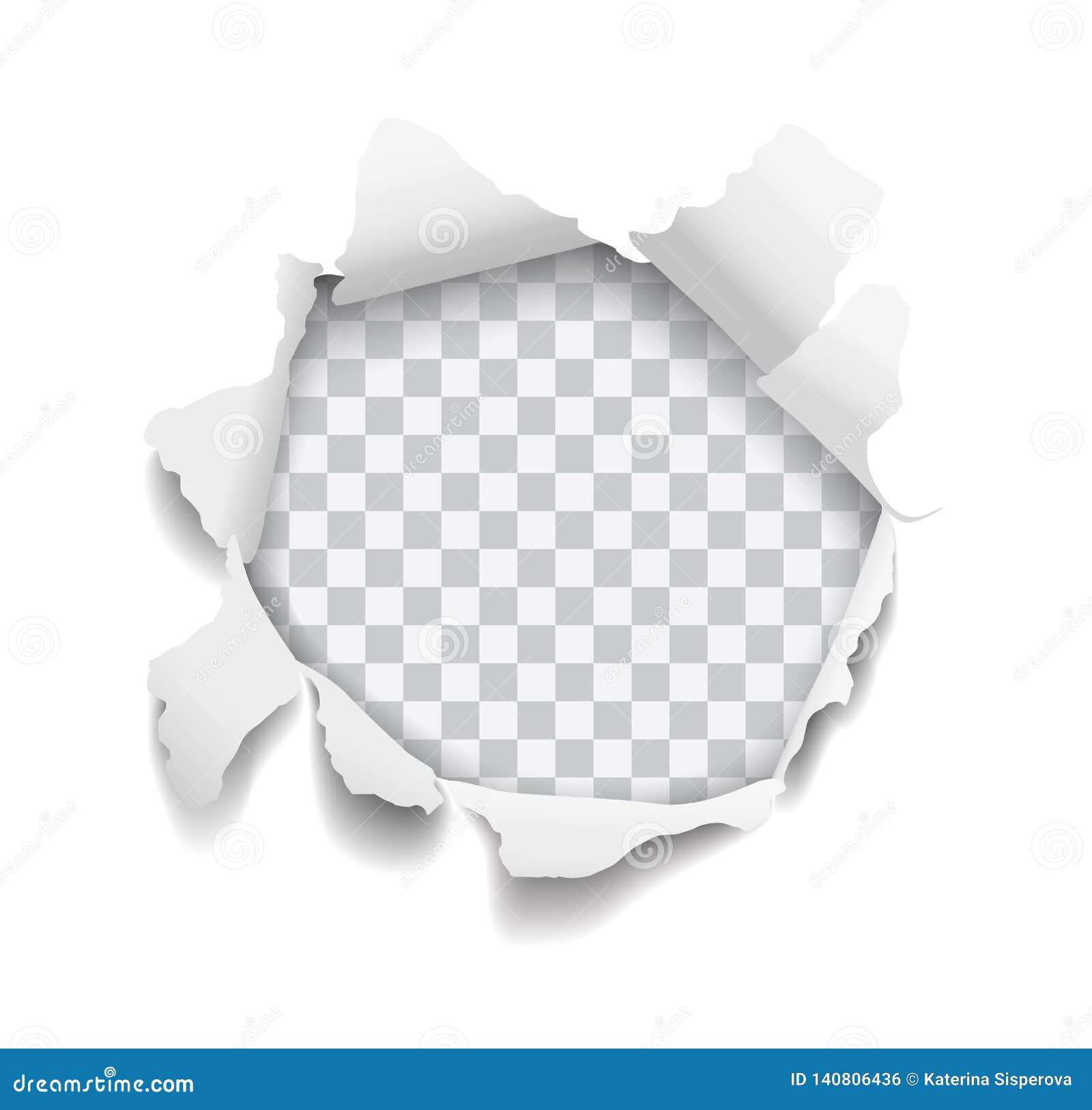 Paper Hole. Realistic Vector Torn Paper With Ripped Edges. Damage Paper ... Paper Hole. Realistic Vector Torn Paper With Ripped Edges. Damage Paper ...